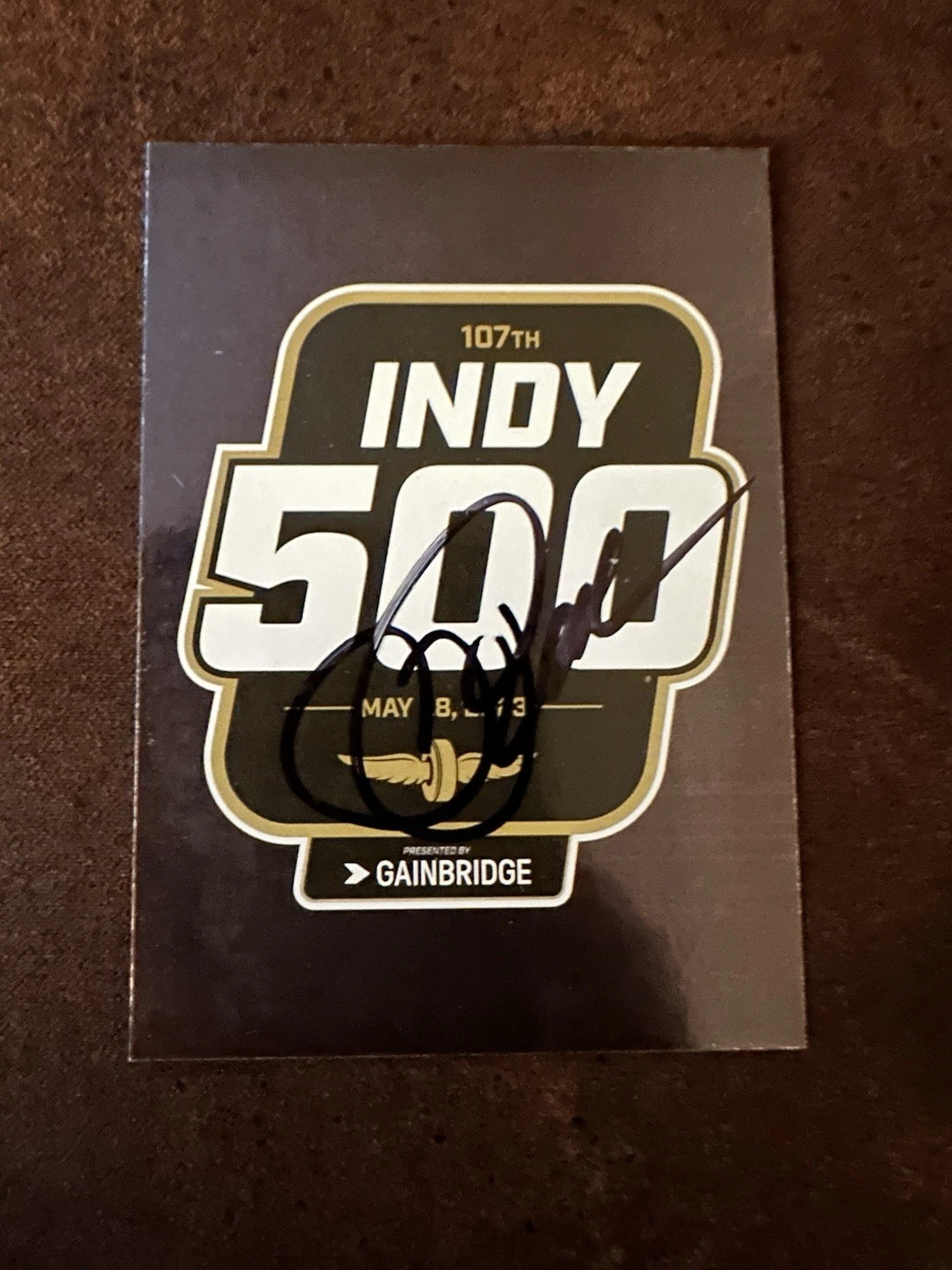 Signed Trading Card Indy 500 Car Indianapolis Roger Penske 2024 ...