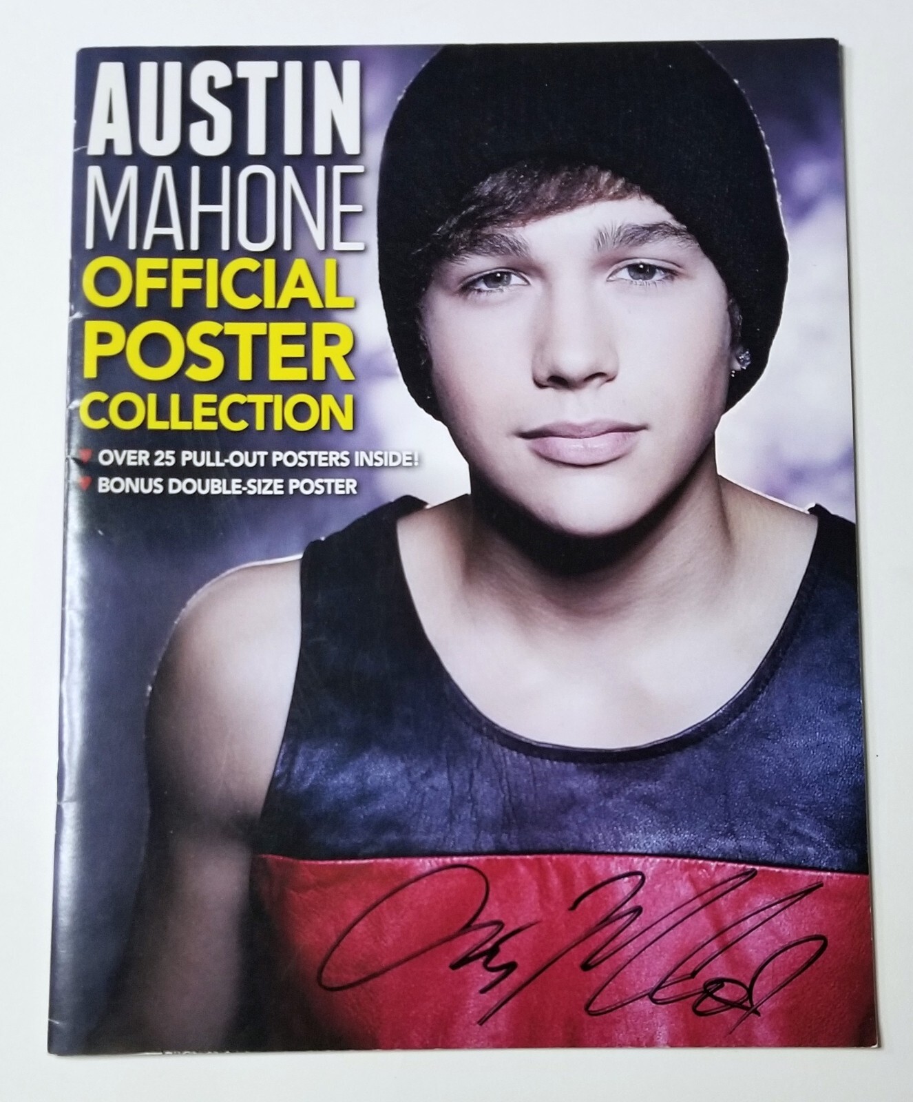 Austin Mahone REAL hand multiple SIGNED Official Poster Collection ...
