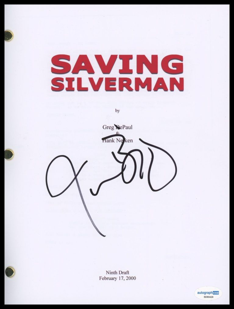 Jason Biggs "Saving Silverman" AUTOGRAPH Signed Complete Script ...