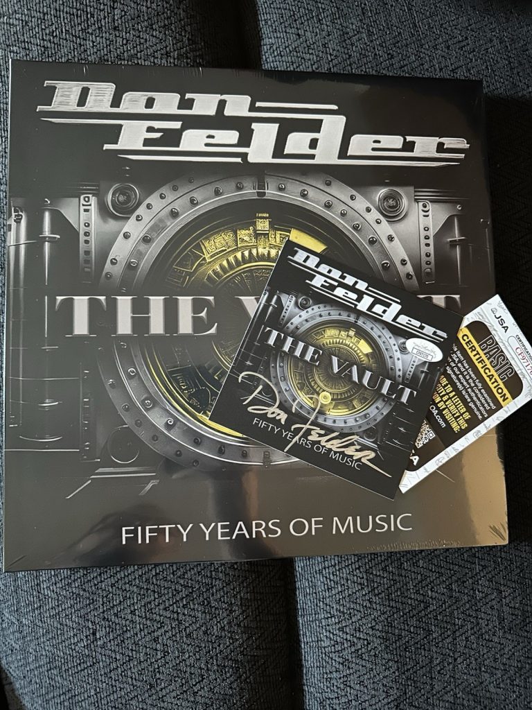 Don Felder SIGNED The Vault 50 Years Record ALBUM Insert JSA ...