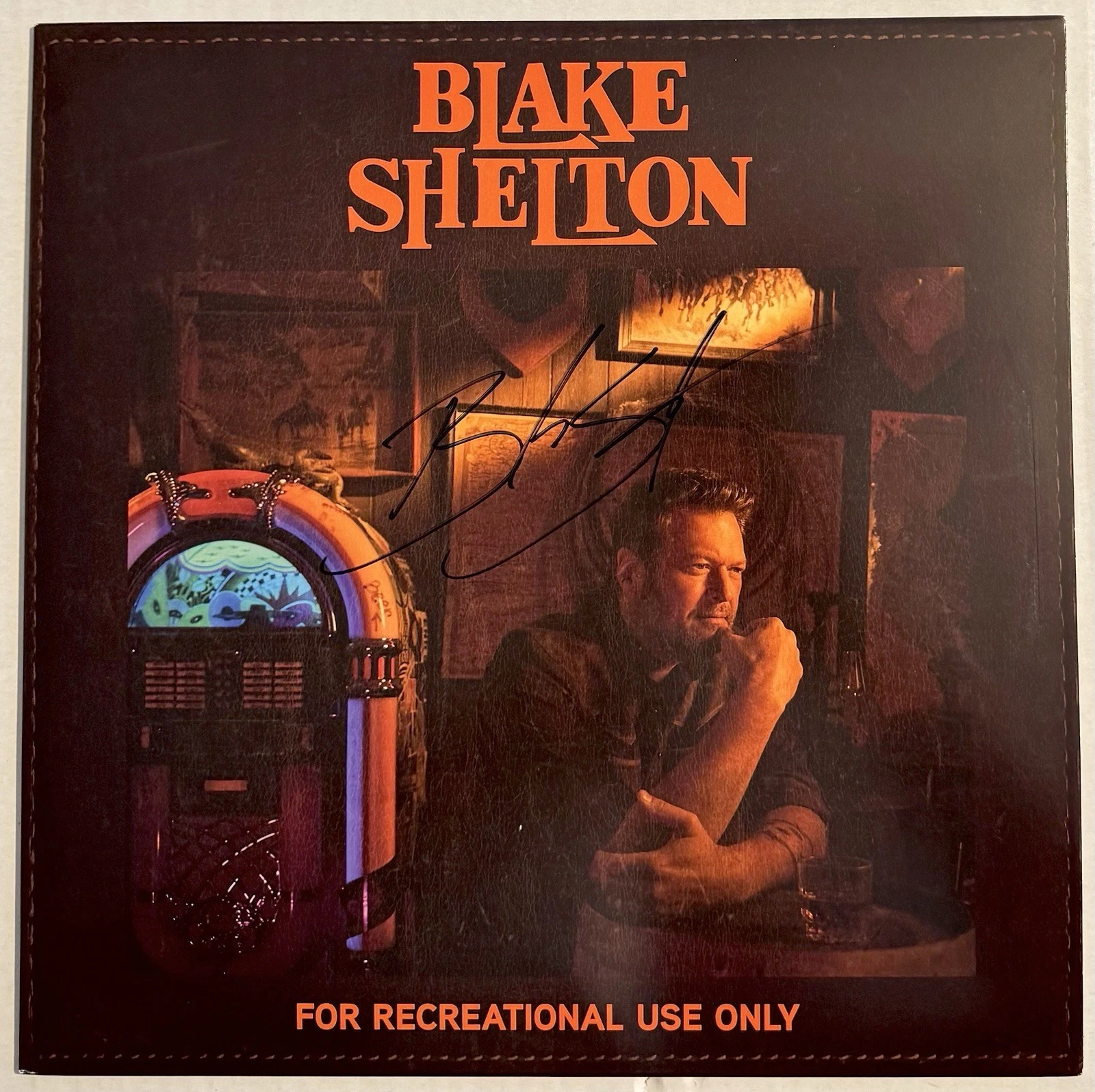 Blake Shelton SIGNED AUTOGRAPHED LP For Recreational Use Only Vinyl JSA ...
