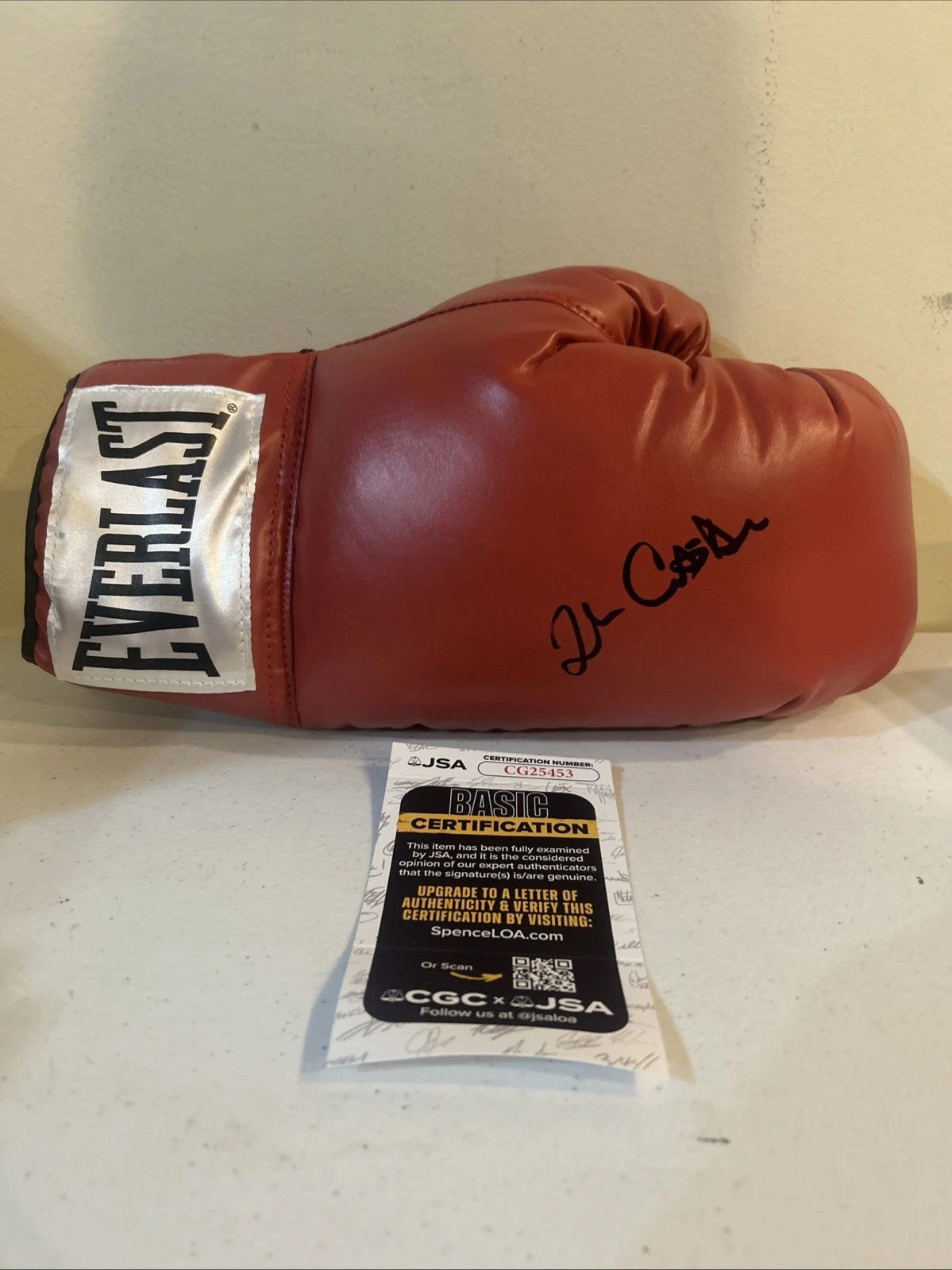 FRANCHON CREWS-DEZURN SIGNED AUTOGRAPH EVERLAST BOXING GLOVE JSA COA ...