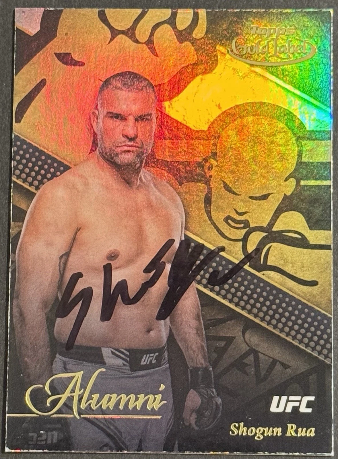Shogun Rua Signed Autographed 2024 Topps Gold Label Alumni UFC Base ...