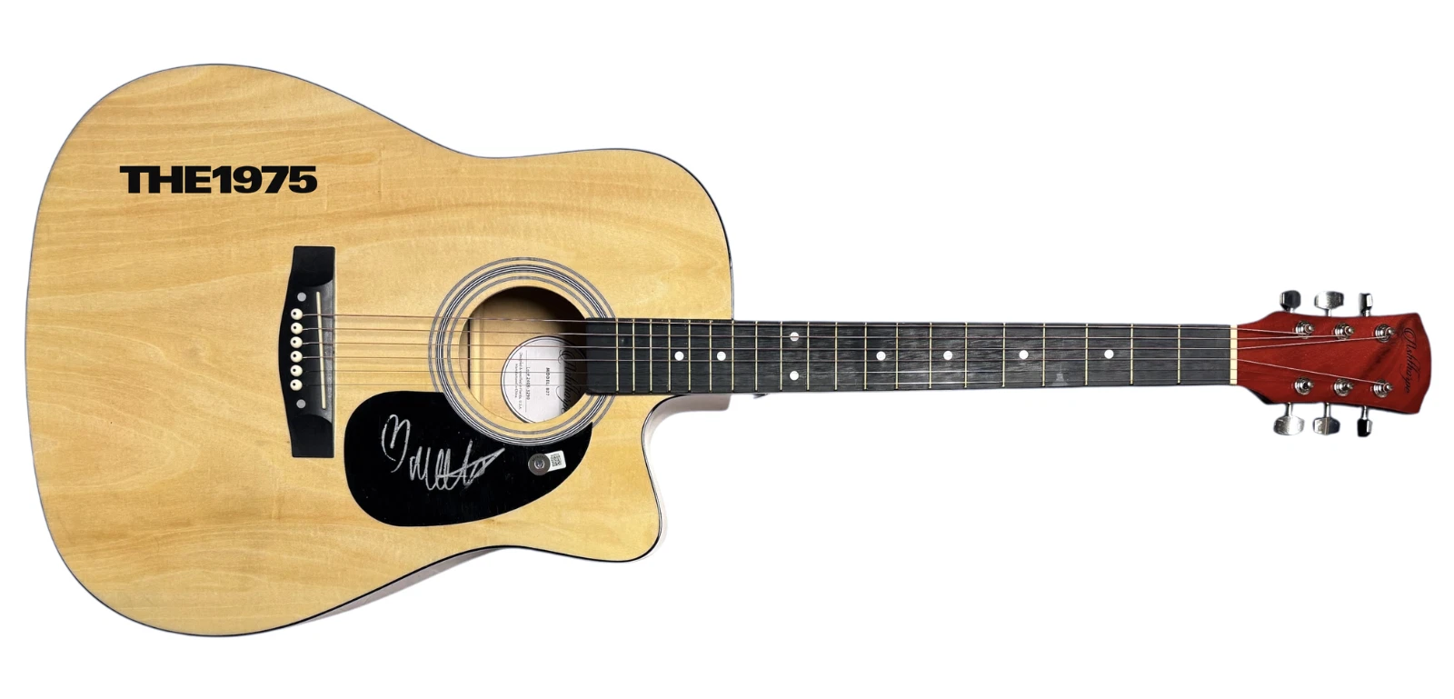 Matt Matty Healy THE 1975 Signed Autograph Acoustic Guitar Band Singer ...