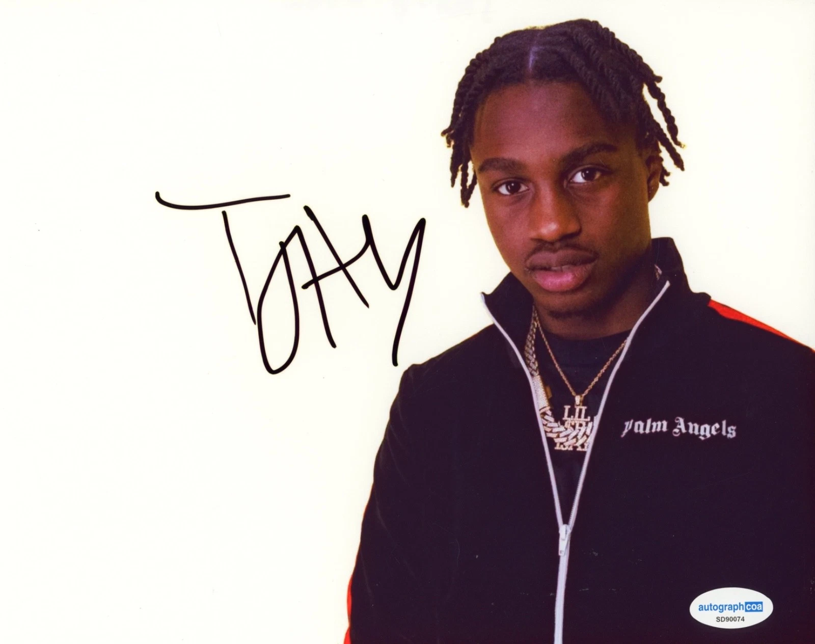 Lil Tjay Signed Autograph Hip Hop Rapper True 2 Myself Destined To Win ...