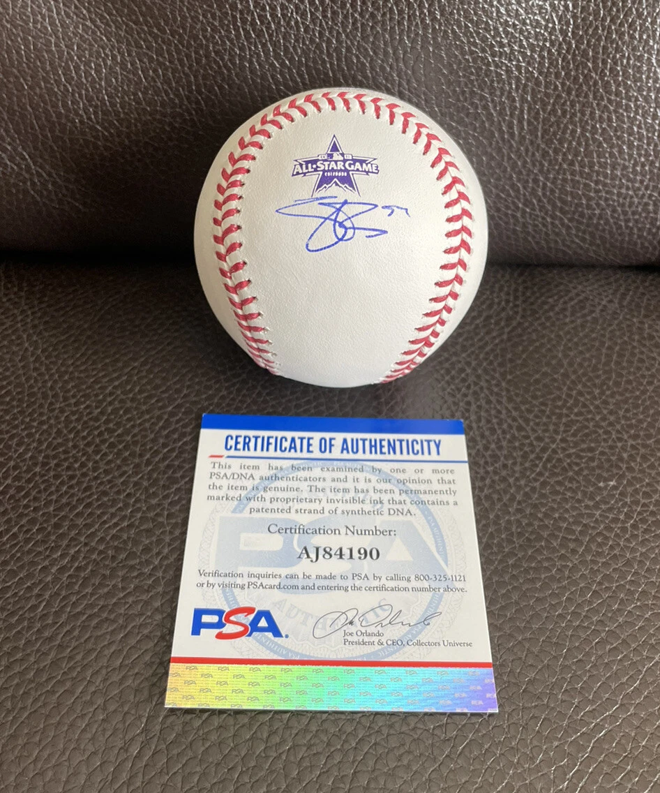 Shane Bieber Signed Official 2021 All Star Game Baseball Psa/Dna Coa ...