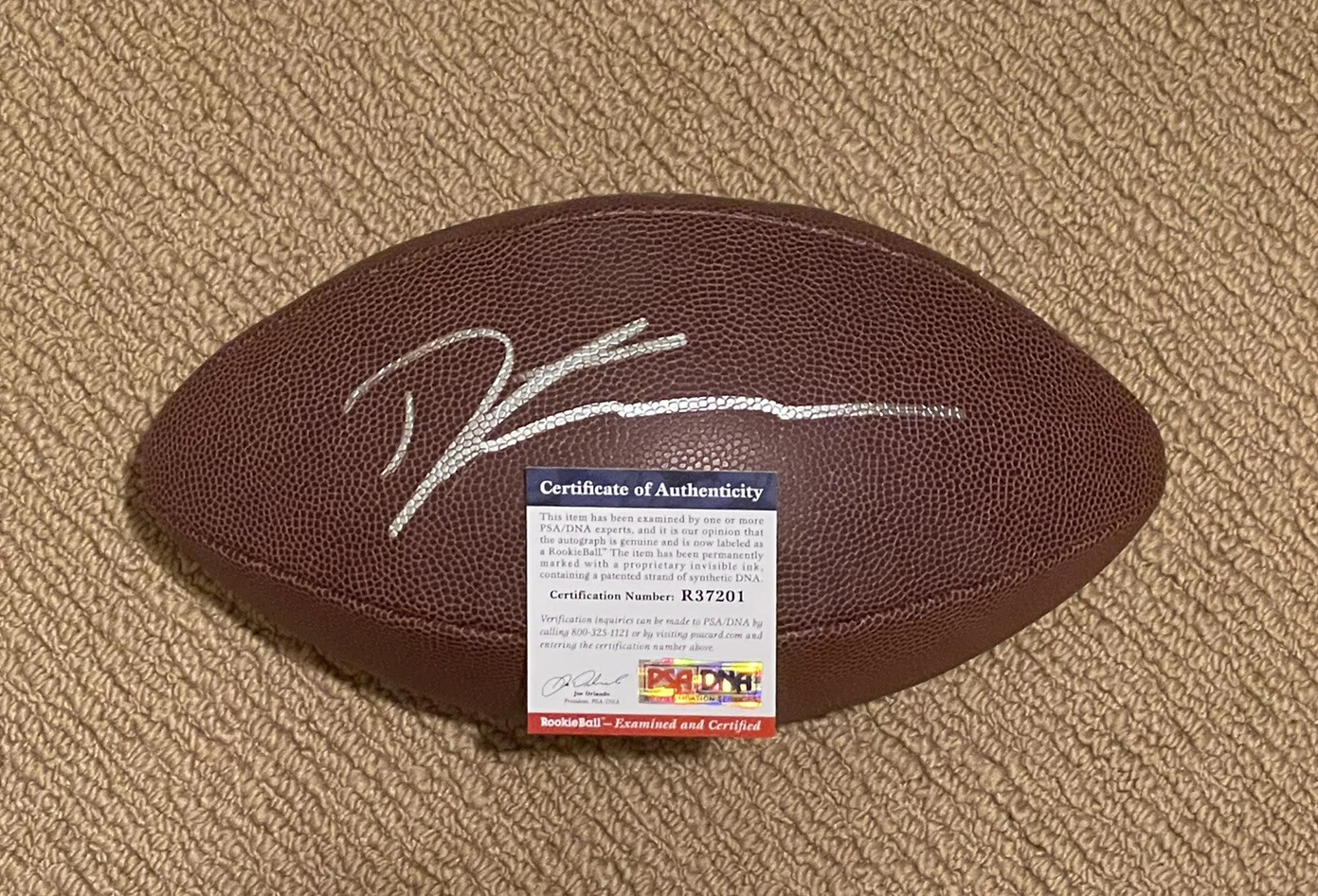 Derwin James Signed Wilson NFL Official Size Football Psa/Dna Coa ...