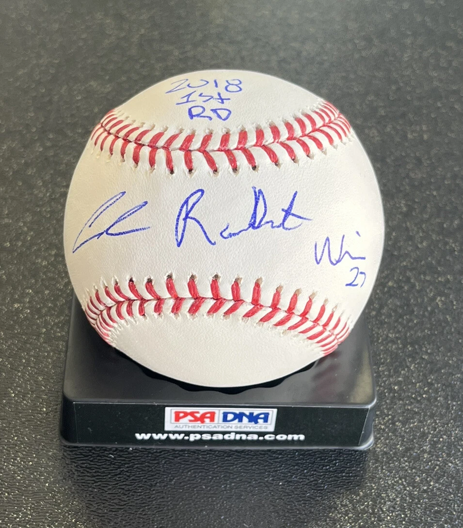 Cole Winn Signed Auto Official MLB Baseball Full Name “2018 1st RD” Psa ...