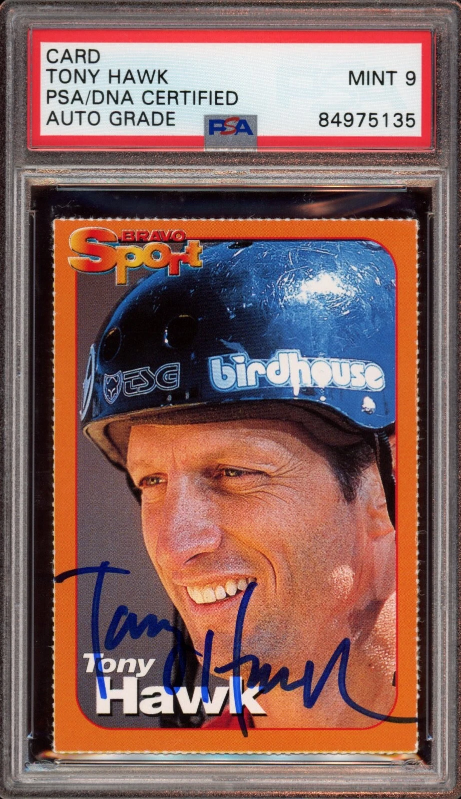 Tony Hawk Signed 1999 Bravo Sports Sportkarten Rookie Card #251 Psa ...