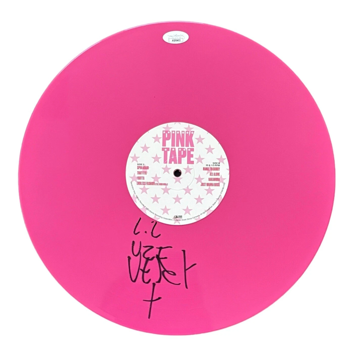 Lil Uzi Vert Signed Autographed Pink Tape Vinyl Record Album Disc LP ...