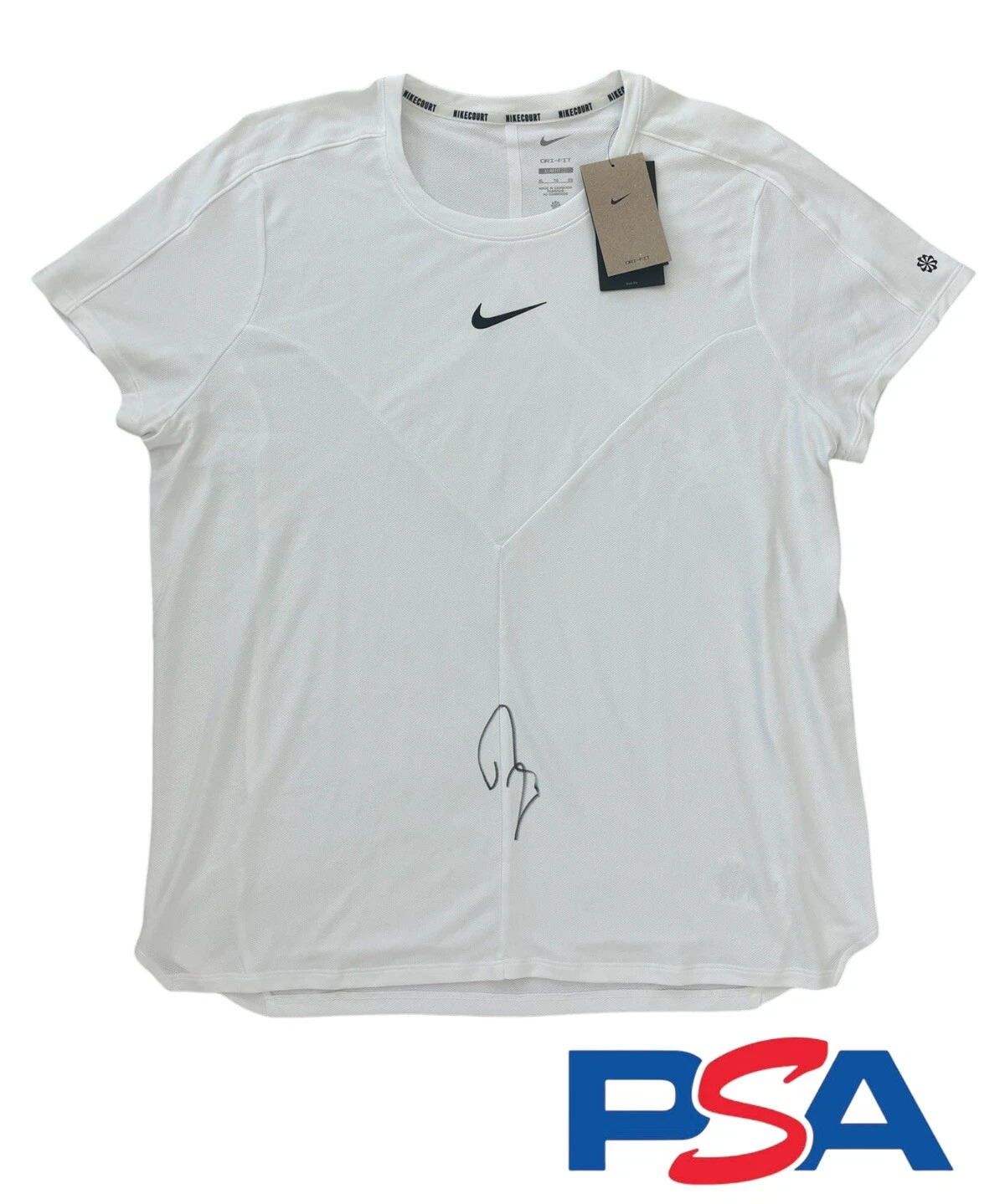 Rafael Rafa Nadal Signed Autograph Nike Court Tennis Shirt Psa/Dna ...
