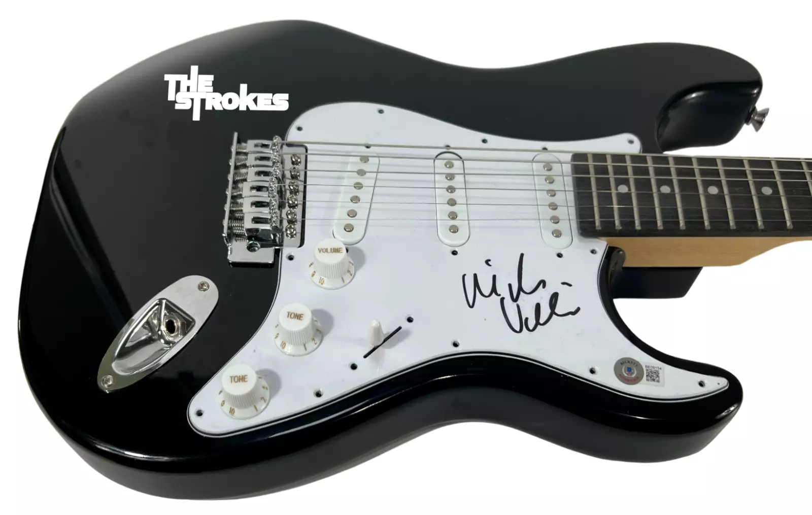 Nick Valensi THE STROKES Signed Autograph Electric Guitar Guitarist ...