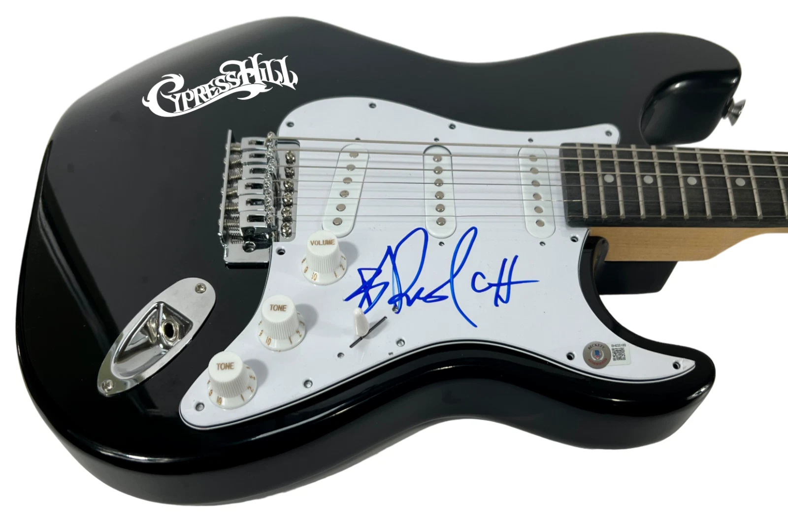 B-Real CYPRESS HILL Signed Autograph Electric Guitar Hip Hop Rapper ...