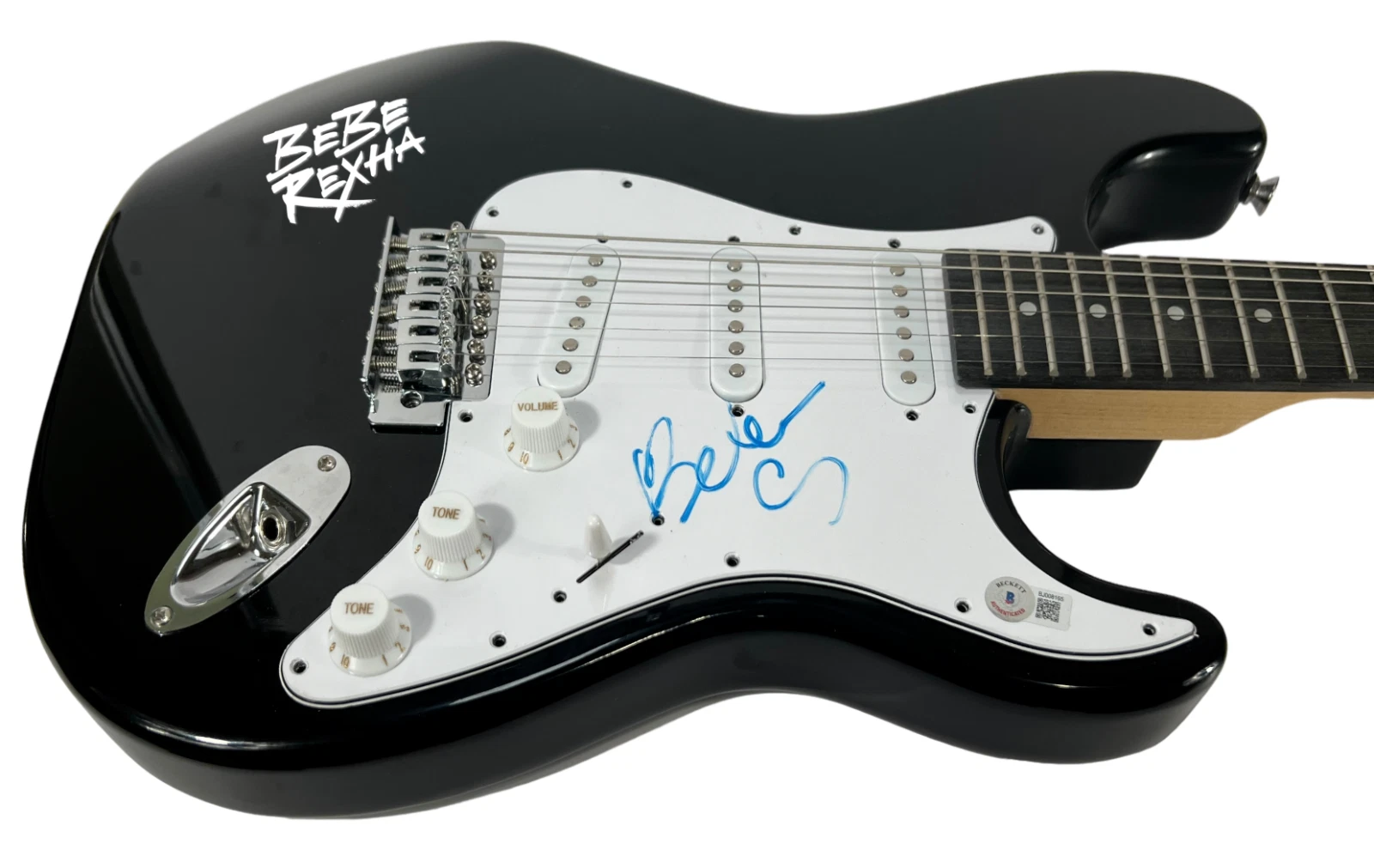 BEBE REXHA Signed Autograph Electric Guitar Expectations Pop Singer ...