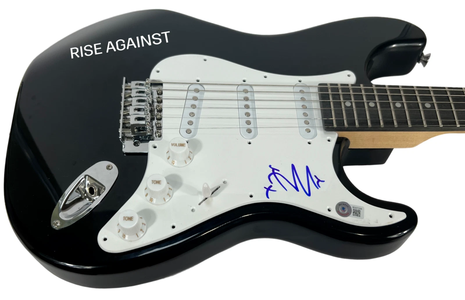 Tim McIlrath RISE AGAINST Signed Autograph Electric Guitar Singer ...