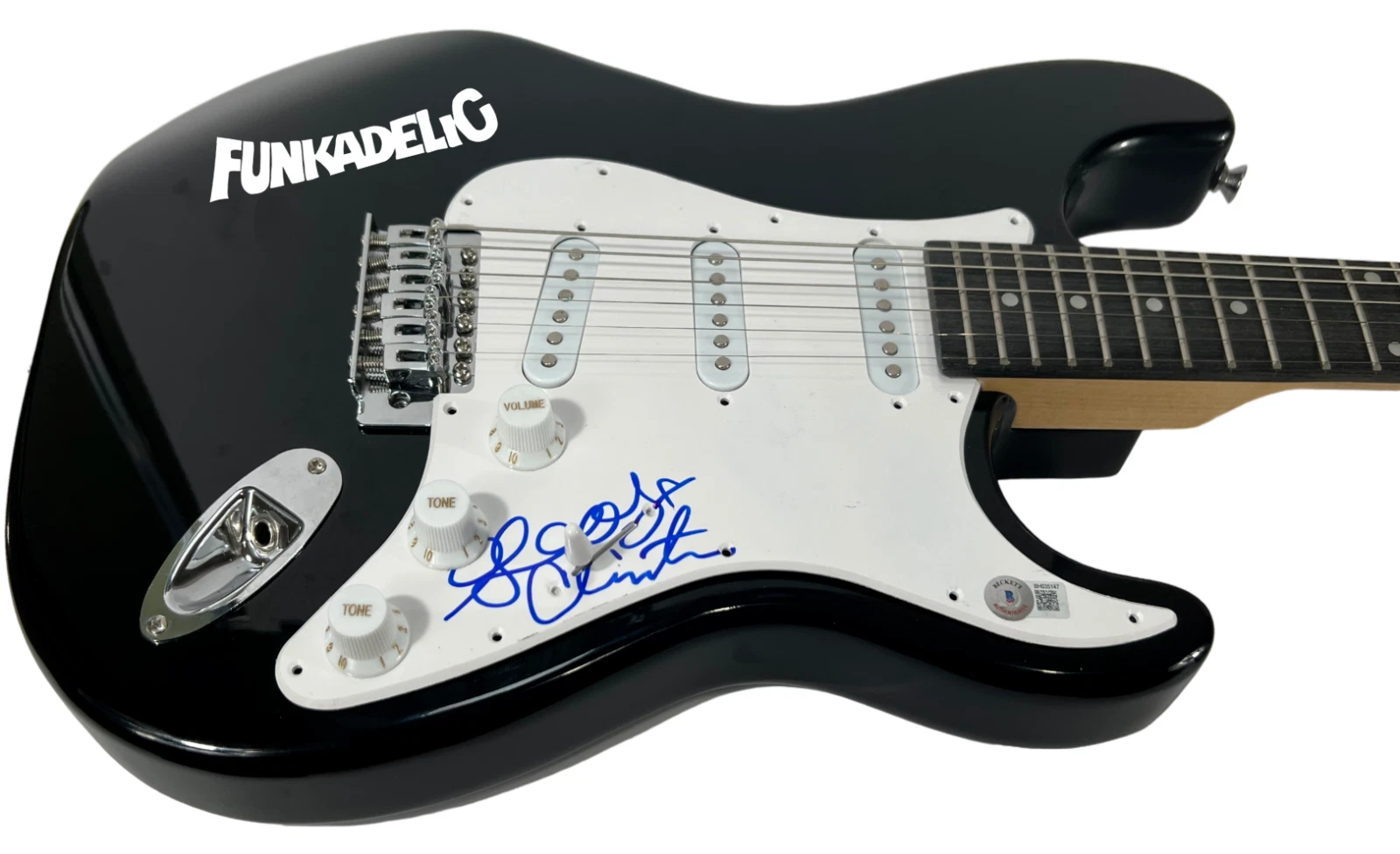 George Clinton PARLIAMENT FUNKADELIC Signed Autograph Electric Guitar ...