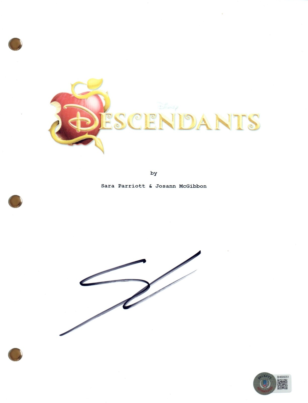 Sofia Carson Signed Disney's DESCENDANTS Autographed Movie Script ...