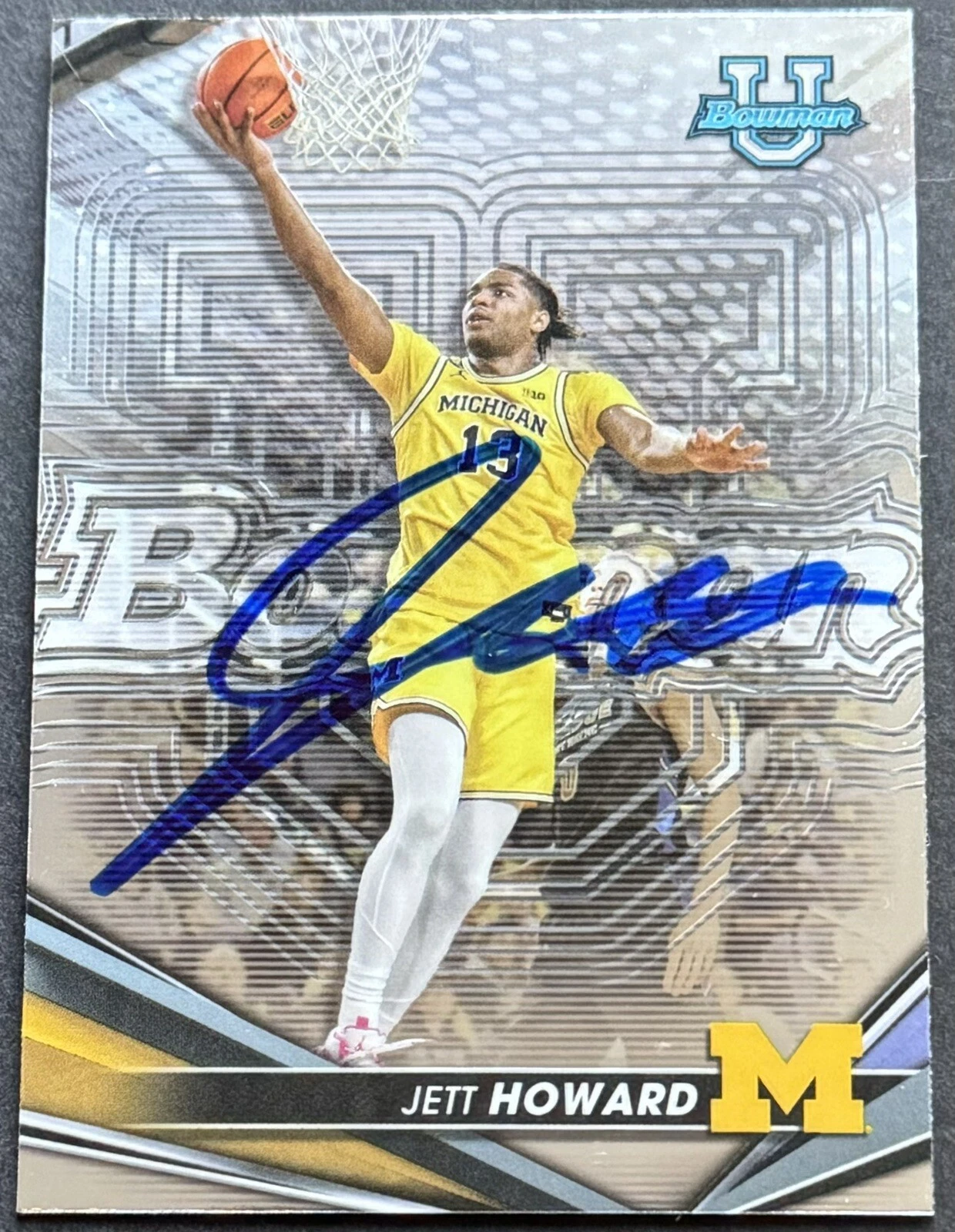 Jett Howard Signed Auto 2023-2024 Bowman’s Best Rookie Card Beckett COA ...