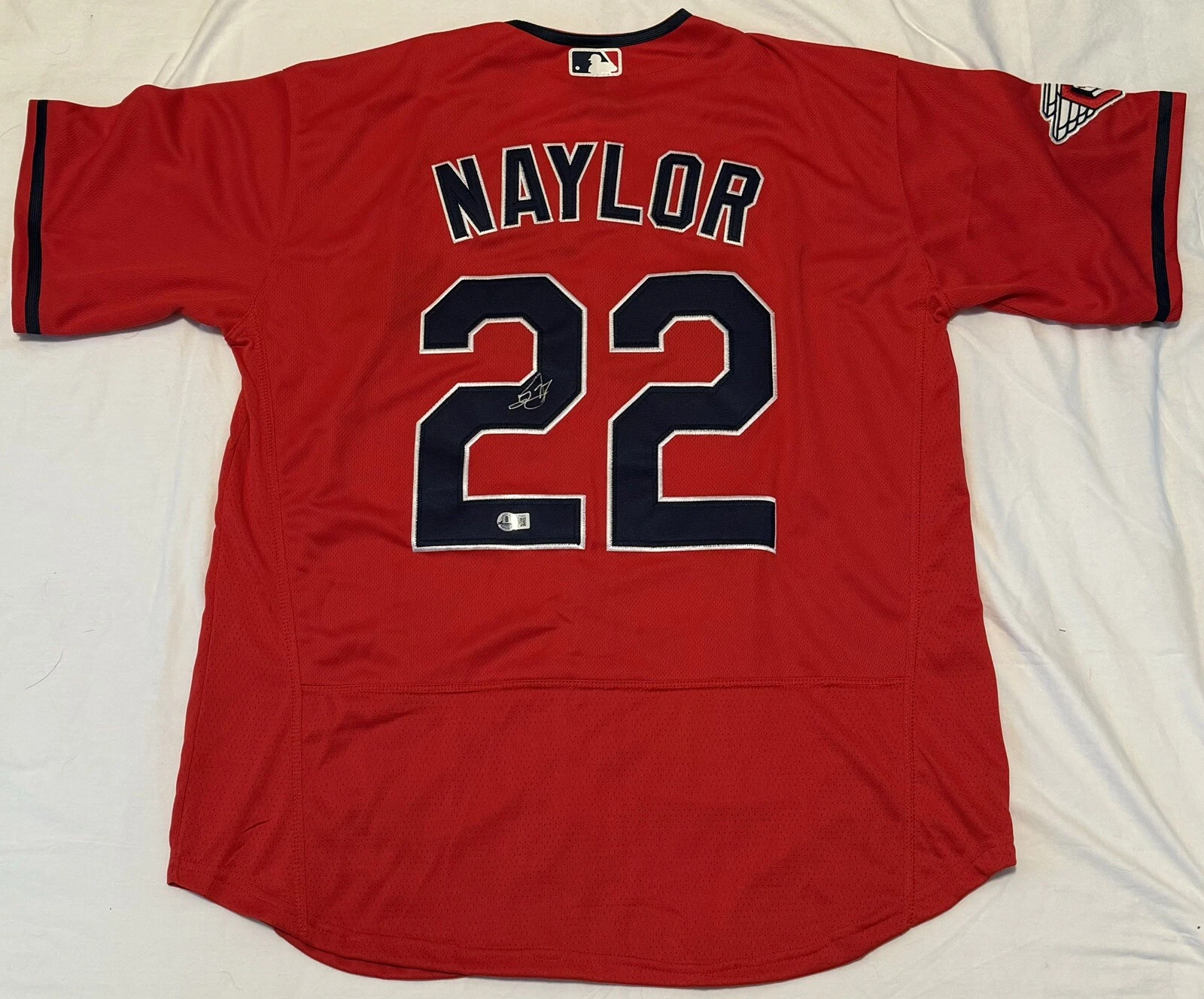Josh Naylor Signed Autographed Cleveland Guardians Red Alternate Jersey ...