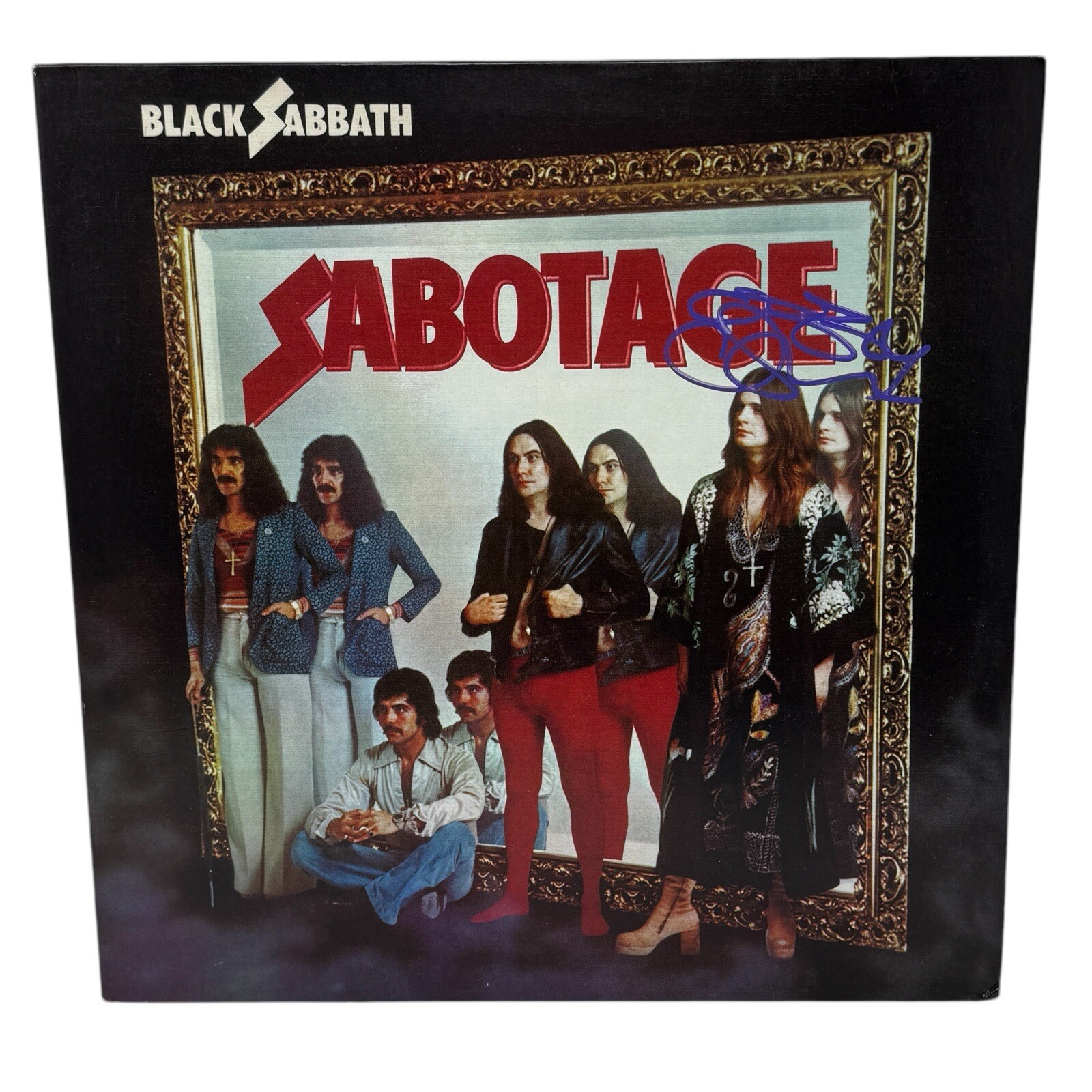 Ozzy Osbourne Signed Autograph Black Sabbath SABOTAGE Vinyl Record ...
