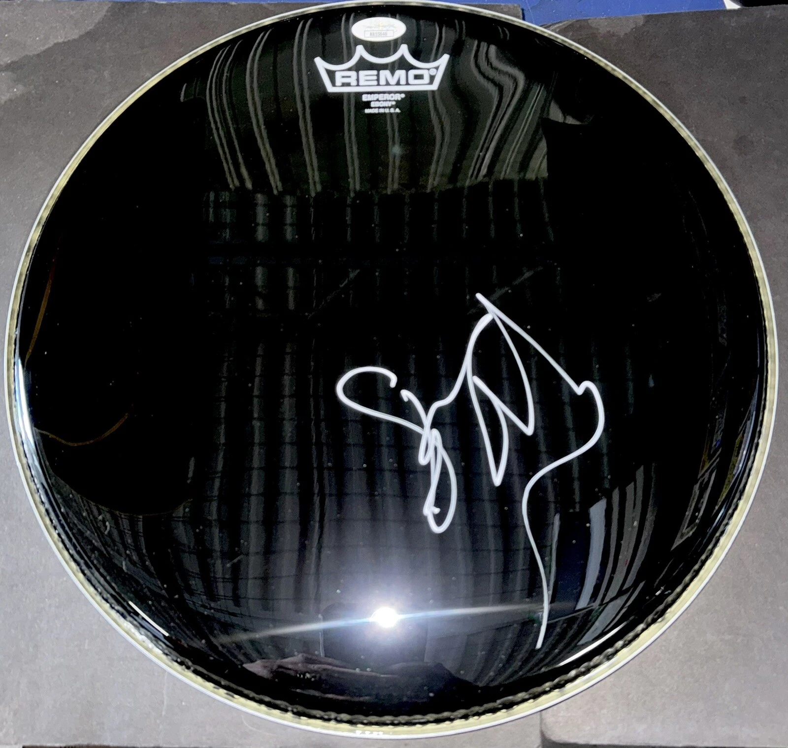 Stewart Copeland Signed Autographed The Police Drumhead Skin JSA 14 ...