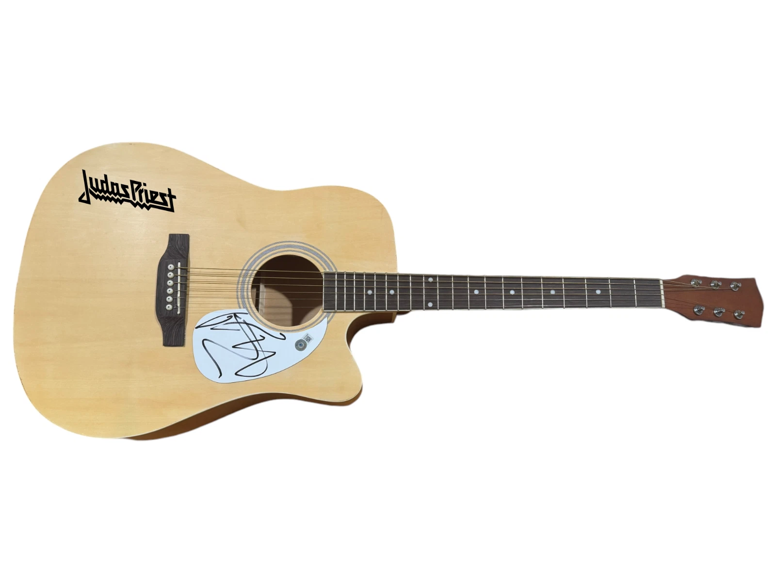 Rob Halford Signed Judas Priest Autograph Acoustic Guitar Full Size ...