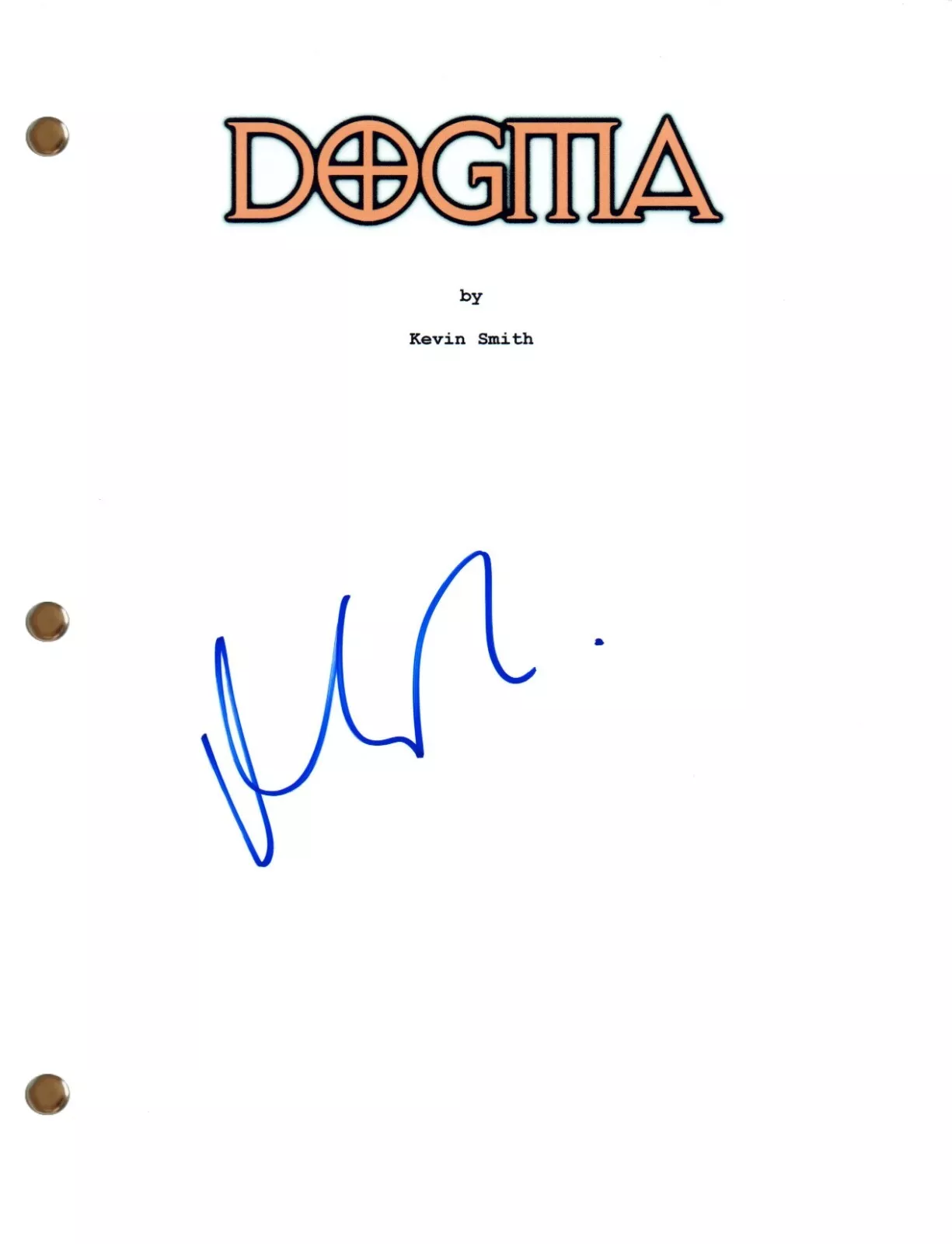 Matt Damon DOGMA Signed Autographed Movie Script Full Screenplay COA ...