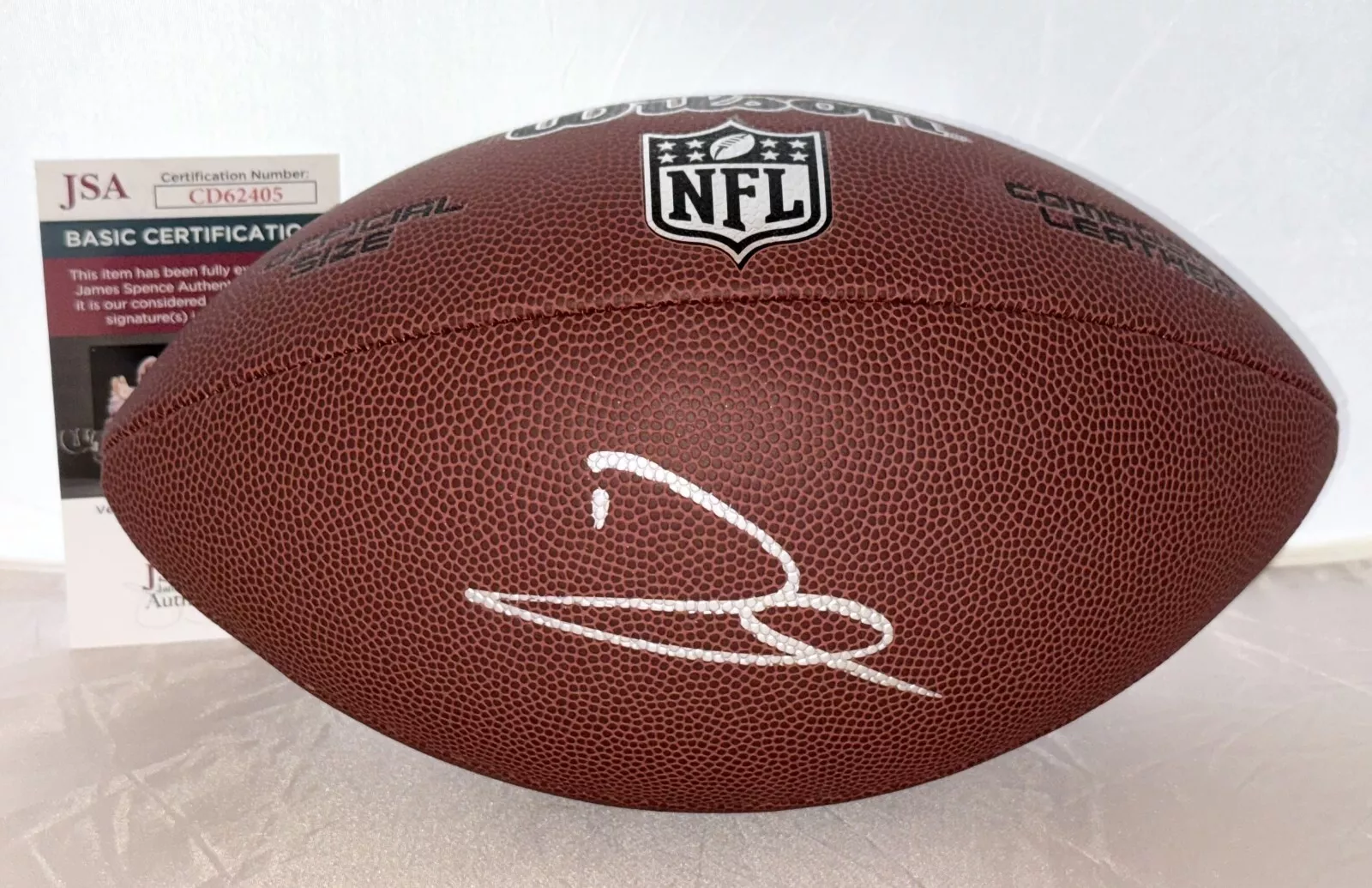 Derwin James Los Angeles Chargers signed NFL Football autographed JSA ...
