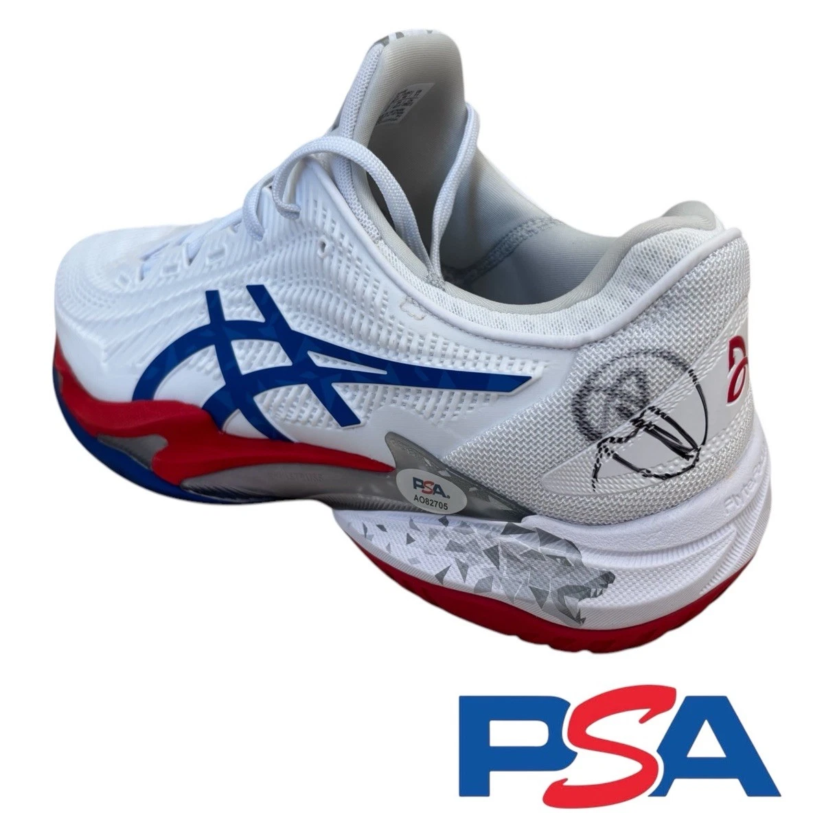Novak Djokovic Signed 2024 Paris Olympics Gold Medal ASICS TENNIS SHOE ...