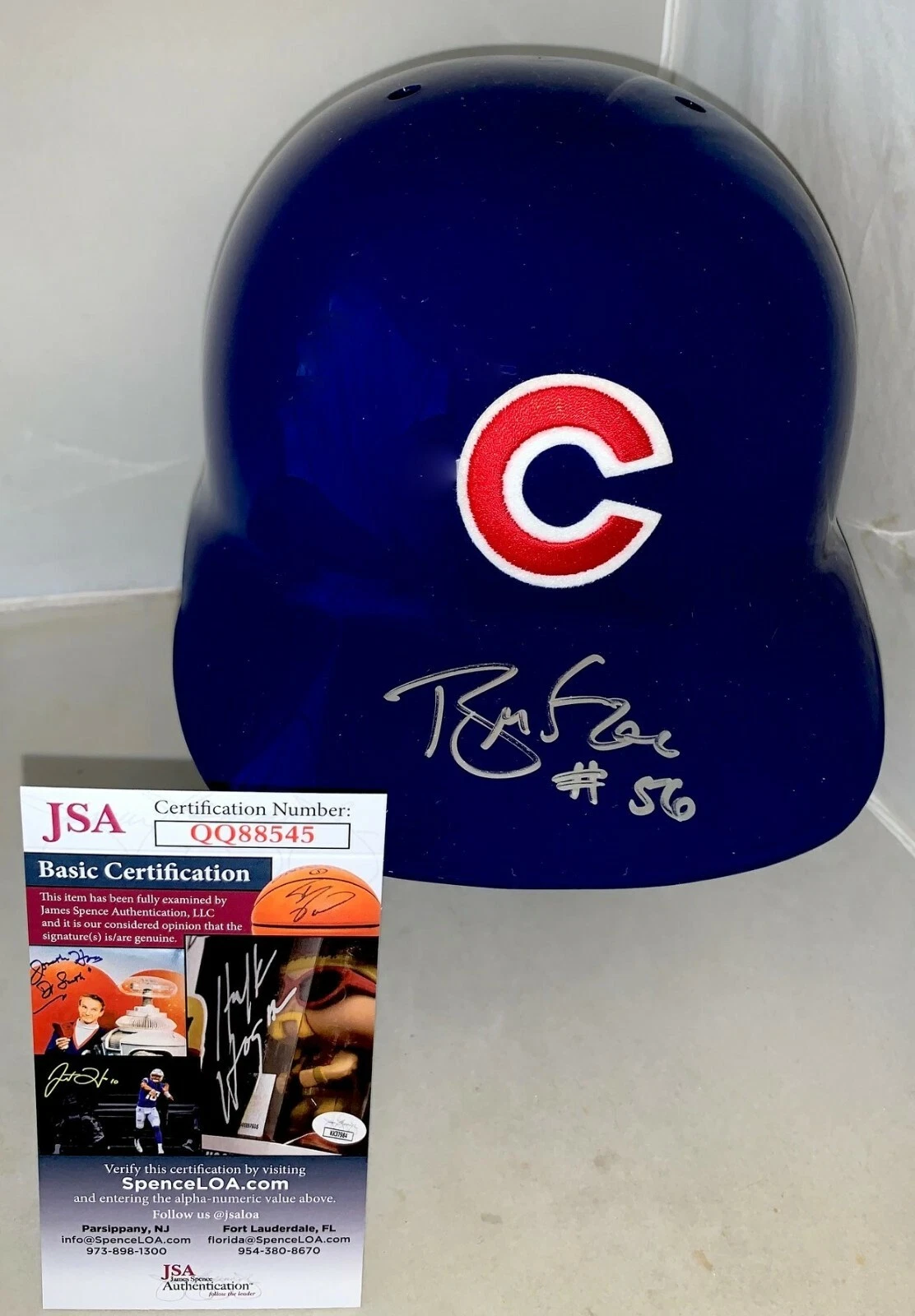 Brian McRae signed Chicago Cubs Full Size Batting Helmet autographed ...