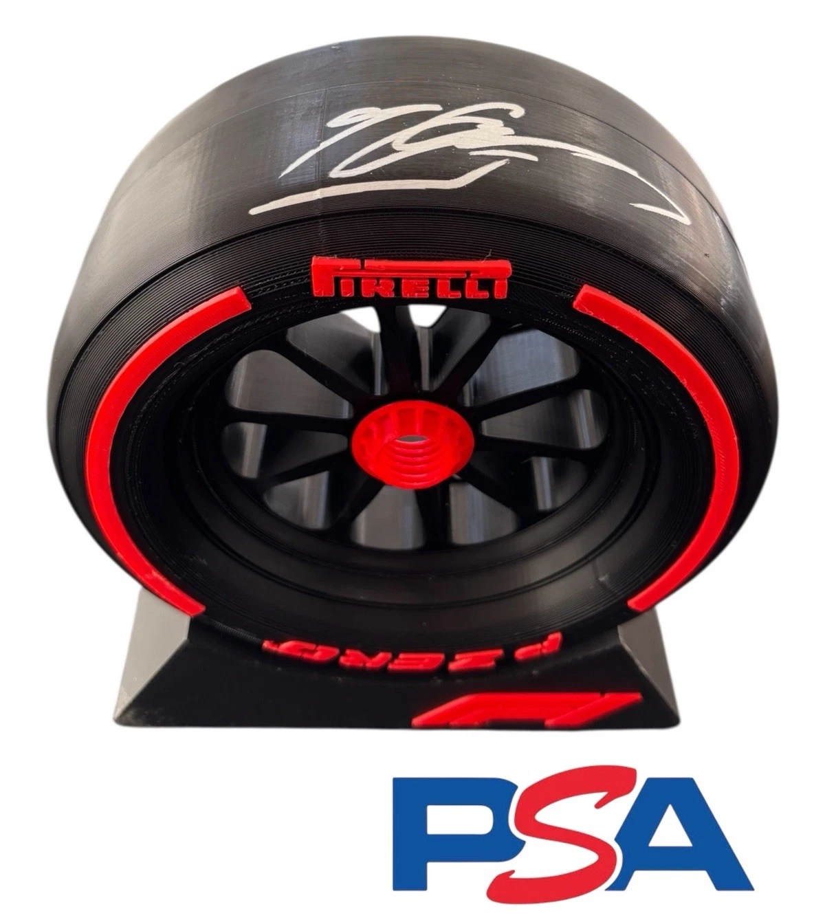 Charles Leclerc Signed Autographed 1:5th Scale F1 Tire Tyre PSA/DNA ...