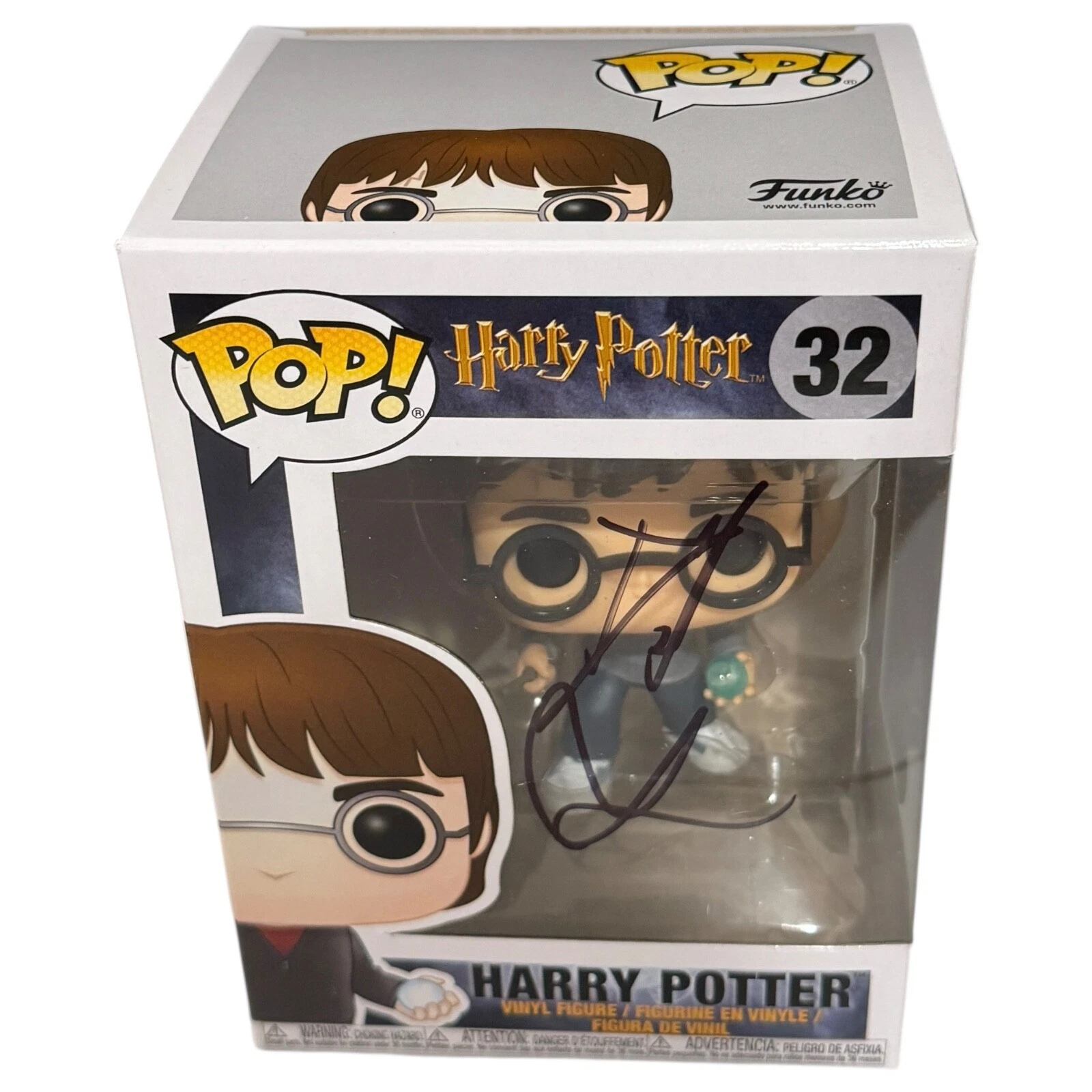 Daniel Radcliffe Harry Potter Signed Autograph Funko Pop #32 Figure ...