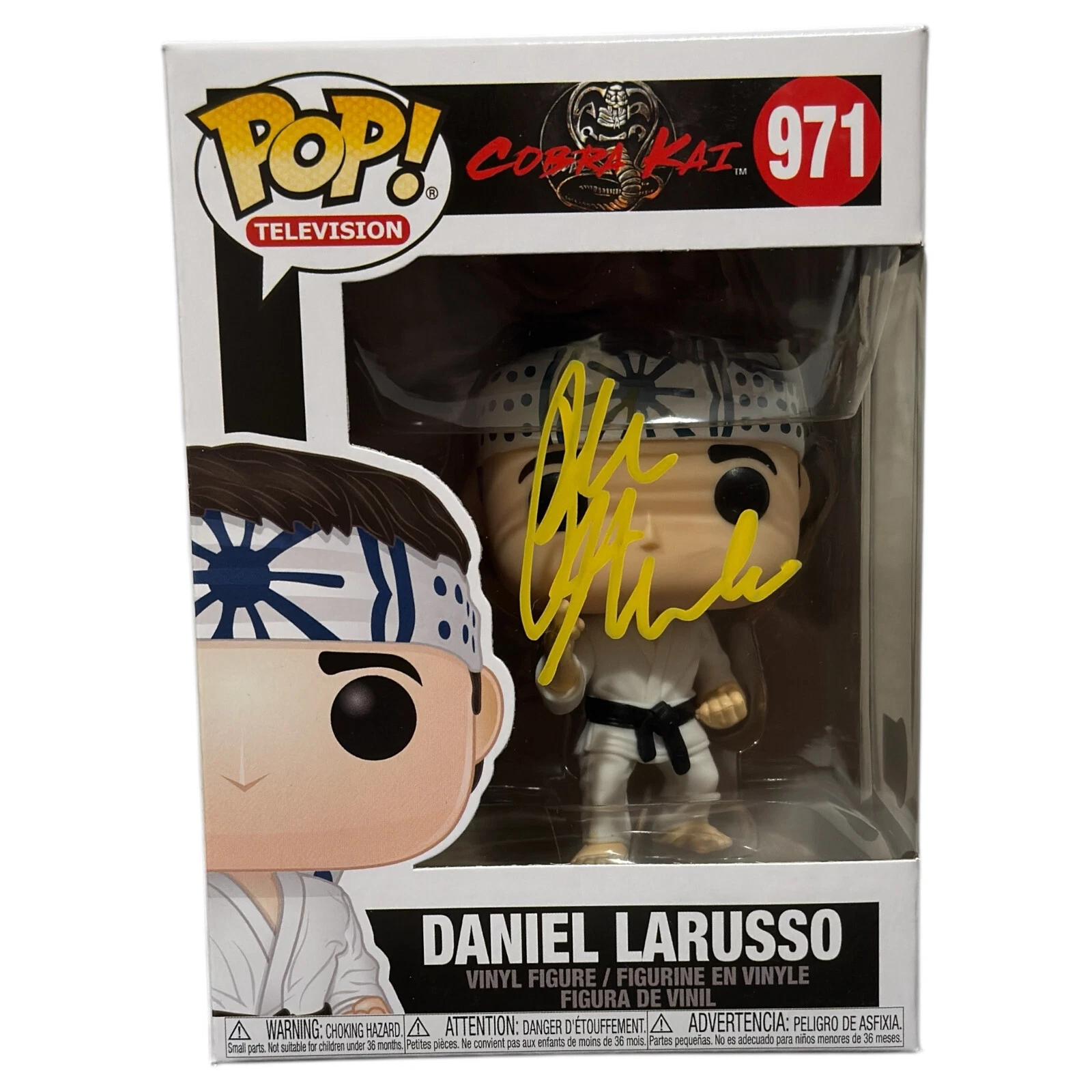 Ralph Macchio Signed Cobra Kai Funko Pop Daniel LaRusso Karate Kid ...