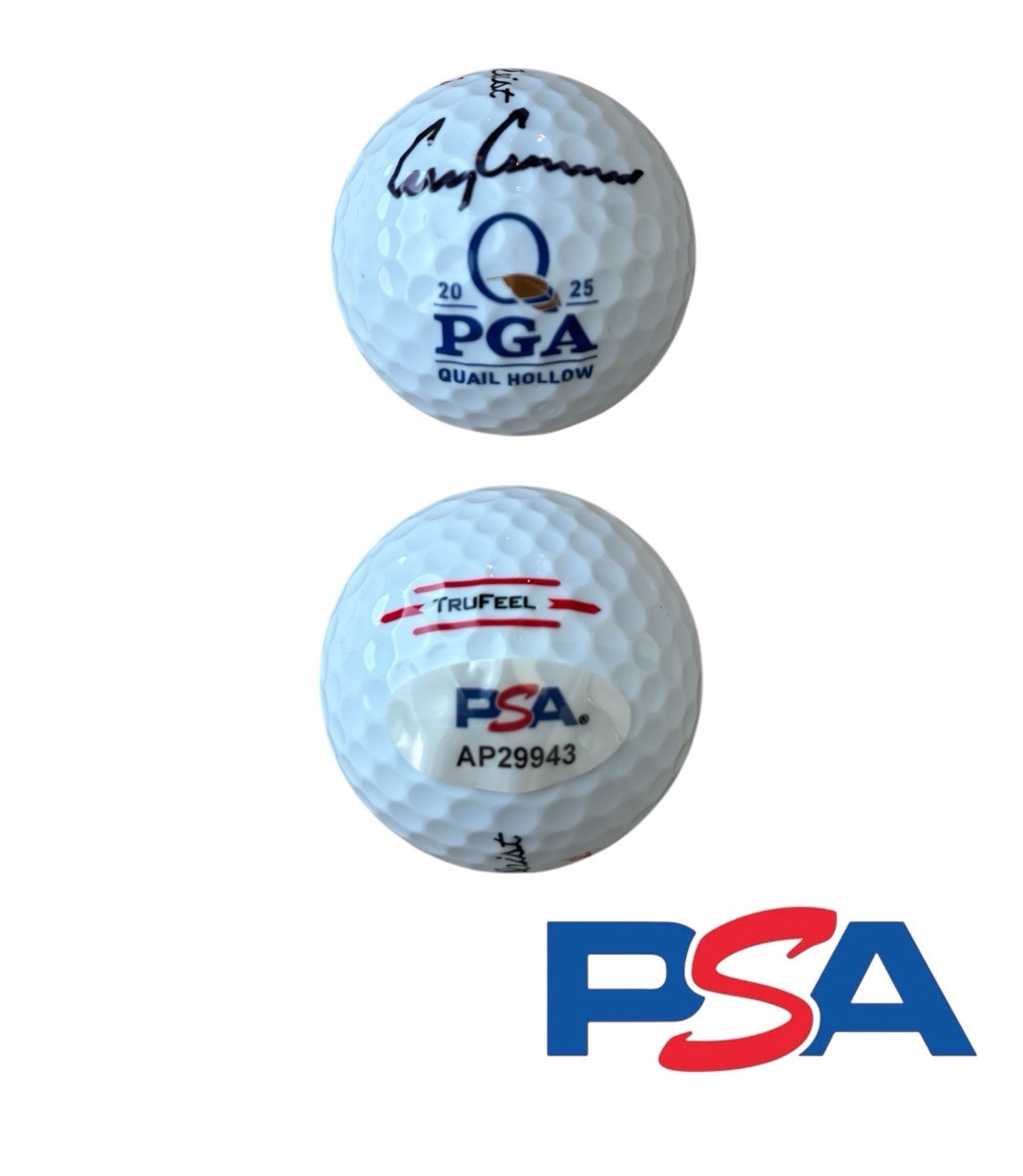 Corey Conners Signed 2025 PGA CHAMPIONSHIP Quail Hollow Golf Ball PSA/DNA AUTO | Autographia