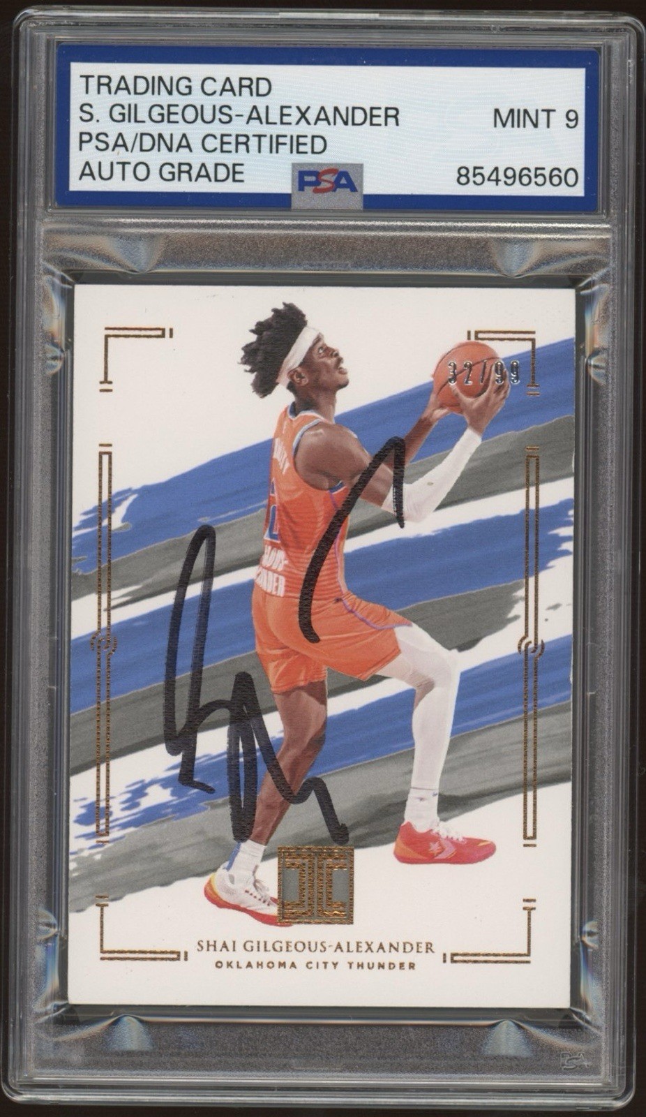2020 Panini Impeccable #59 Shai Gilgeous-Alexander Signed /99 PSA MINT ...