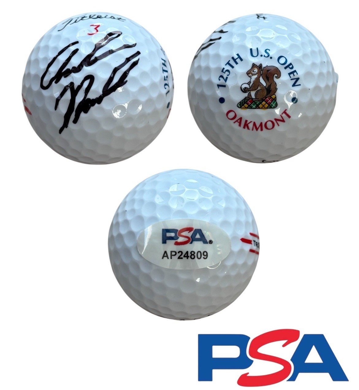 Andrew Novak Signed 2025 125th US OPEN CHAMPIONSHIP Golf Ball PSA ...