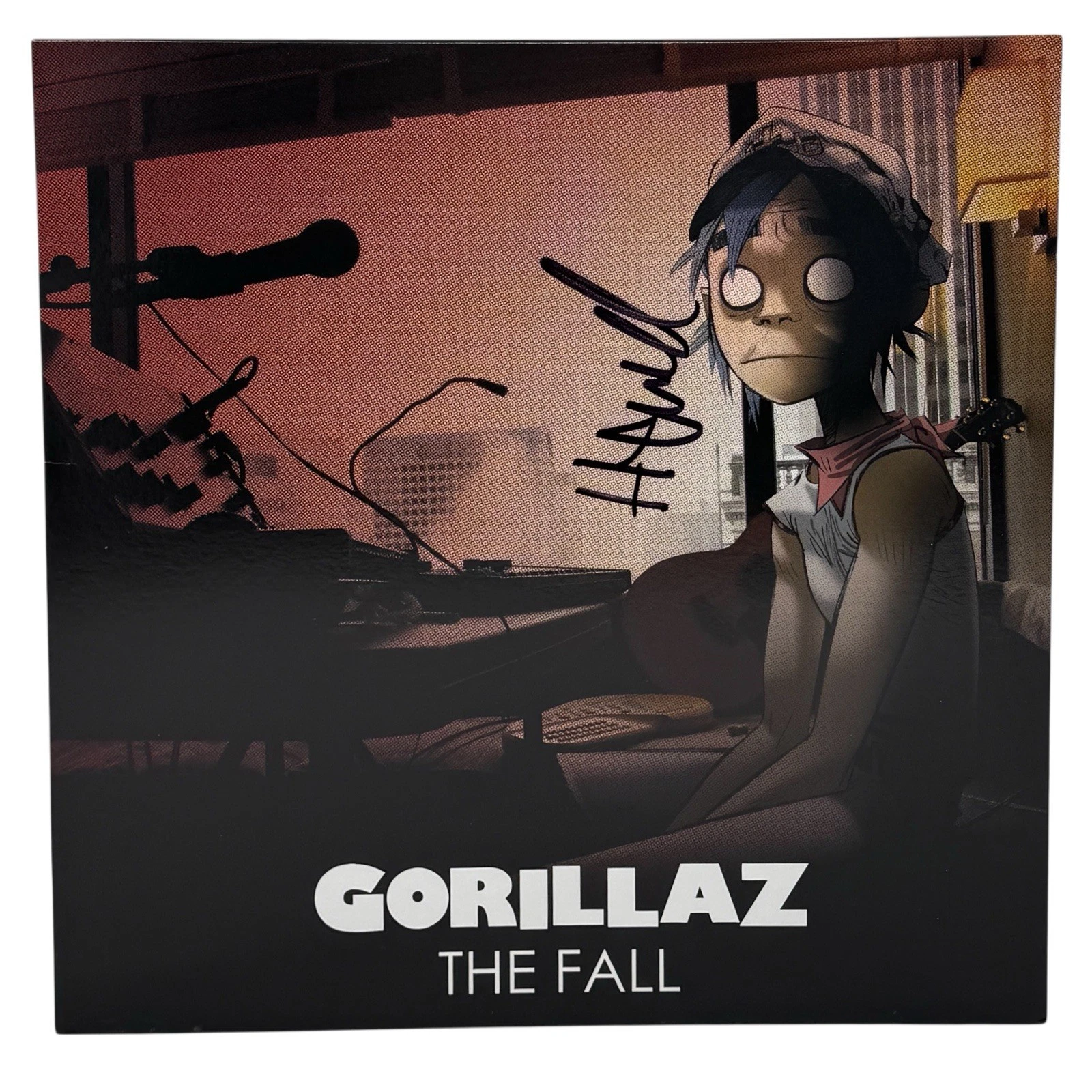 Jamie Hewett Gorillaz Signed Autograph The Fall Vinyl Record Album Beckett COA | Autographia