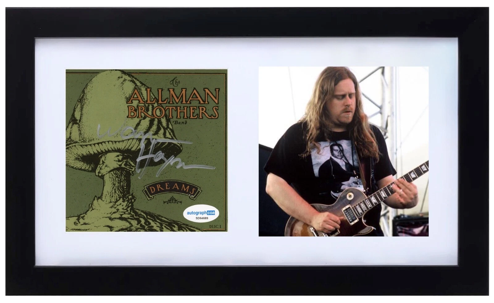 Warren Haynes Allman Brothers Band Signed Autograph Dreams CD Cover ...