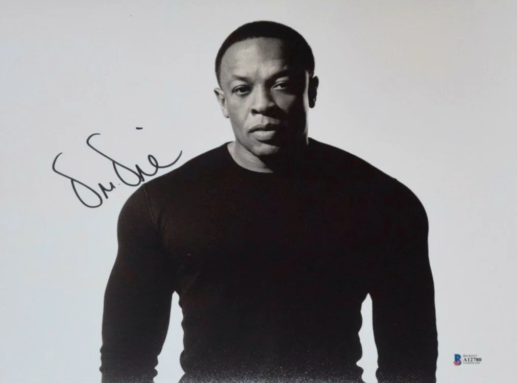 Dr. Dre Signed Autograph 11x14 Photo N.W.A. The Chronic Rapper Beckett ...
