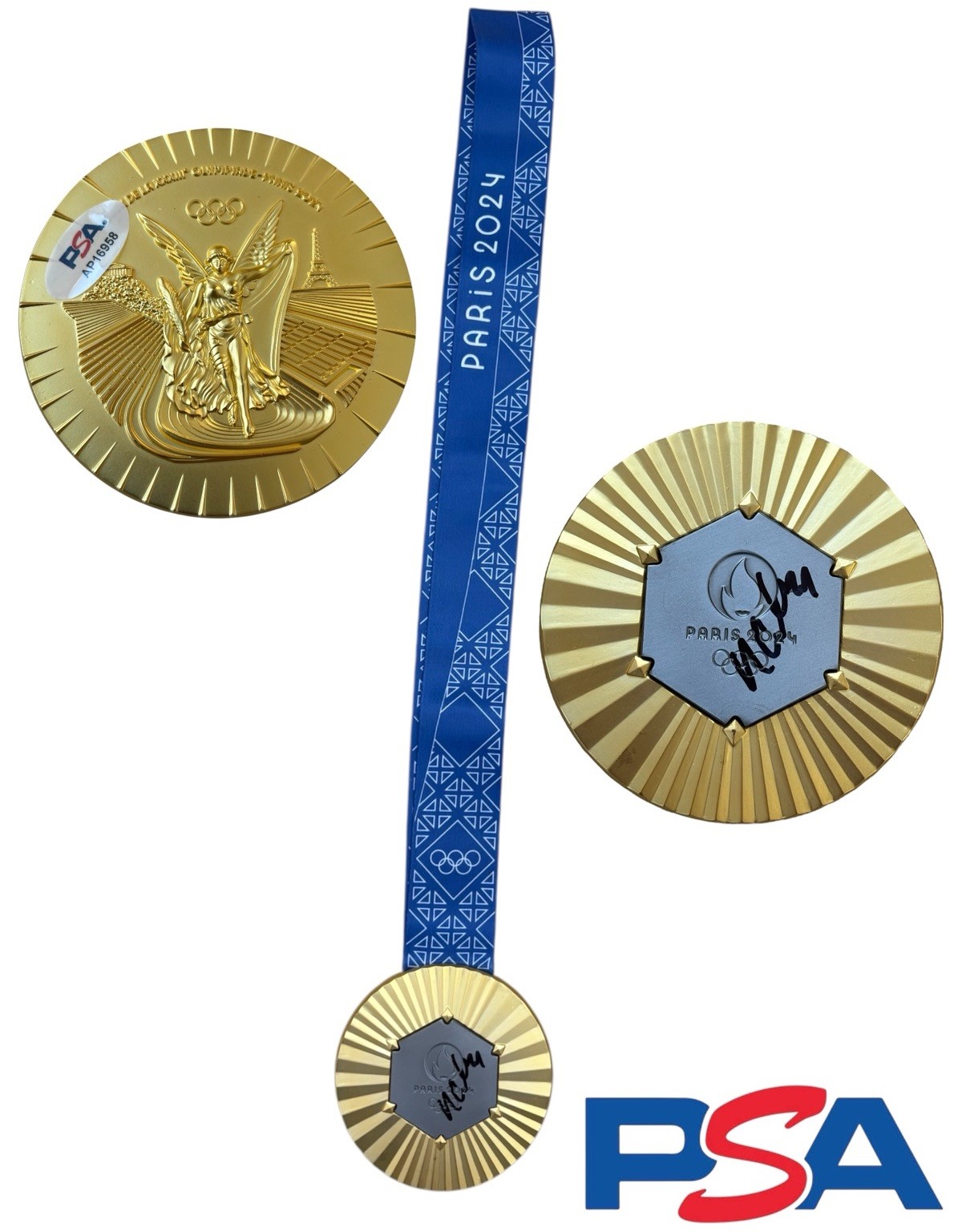 Napheesa Collier Signed 2024 Paris Olympics Team USA Gold Medal PSA ...