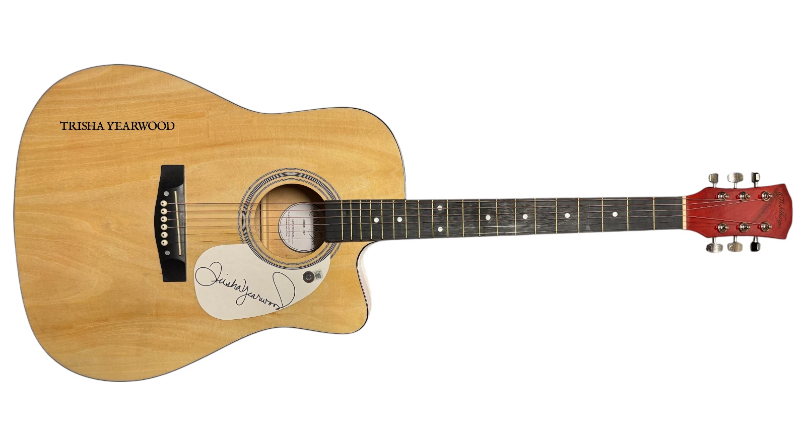 Trisha Yearwood Signed Autograph Acoustic Guitar Country Singer Garth ...