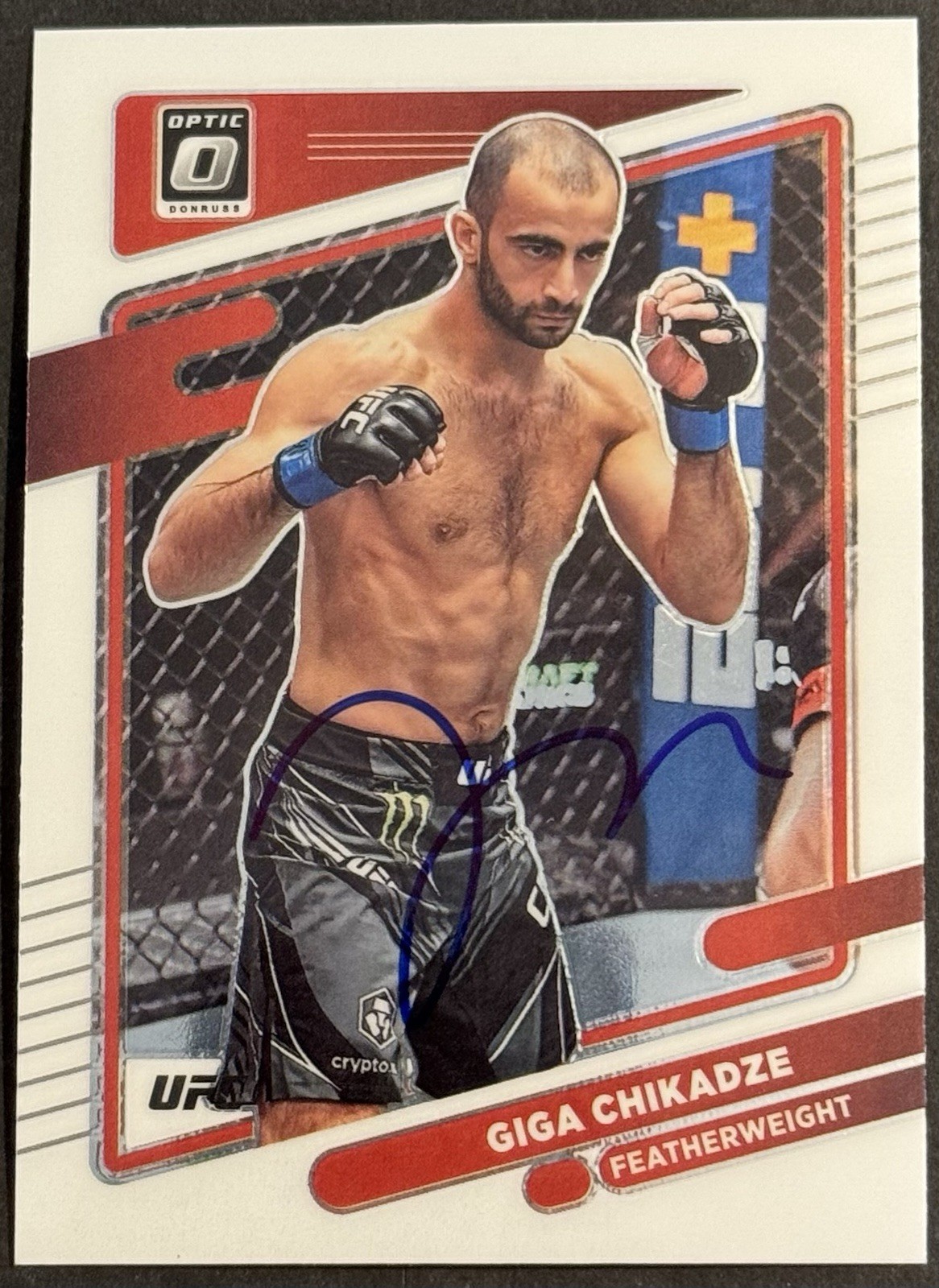 Giga Chikadze Signed 2022 Donruss Optic UFC Card BAS Beckett On Card ...