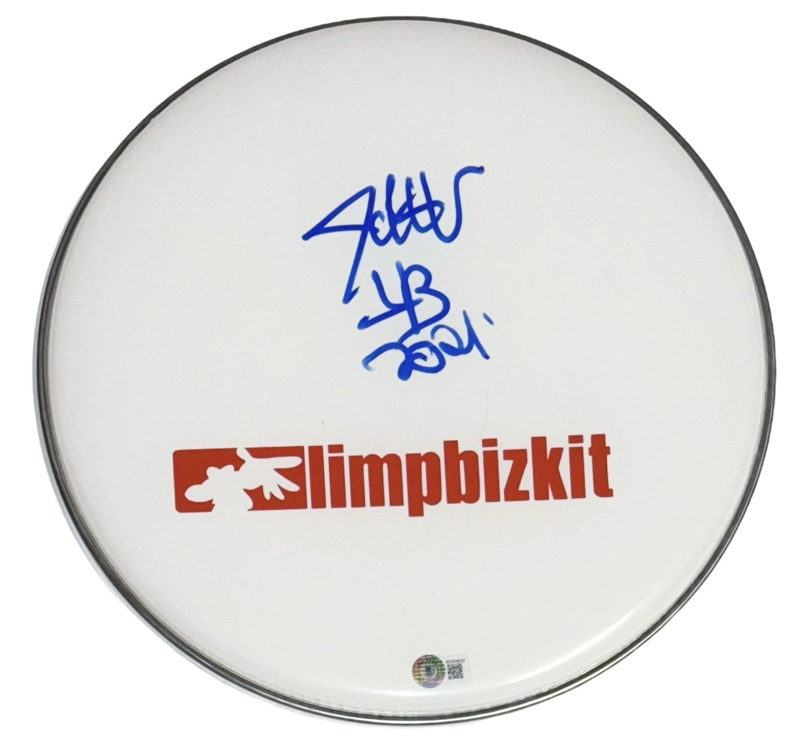 John Otto LIMP BIZKIT Signed Autograph 13" Drumhead Band Drummer ...