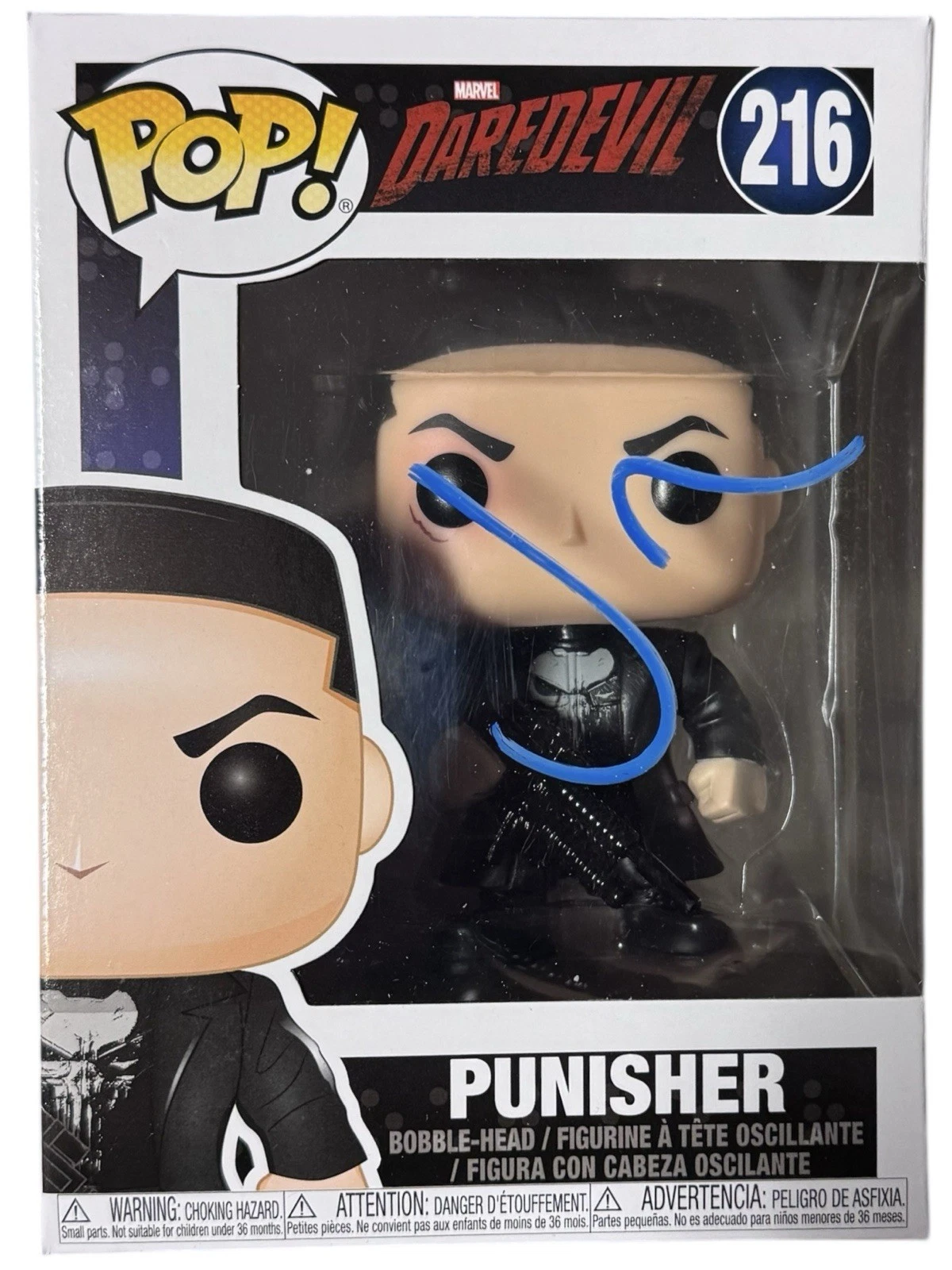 Jon Bernthal Signed Punisher Funko Pop #216 Autograph Marvel Daredevil ...
