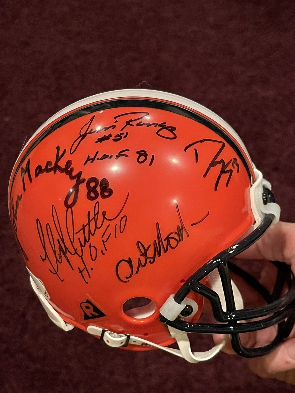 Ringo Brown Mackey Csonka Little Monk Freeney SIGNED SYRACUSE MINI ...