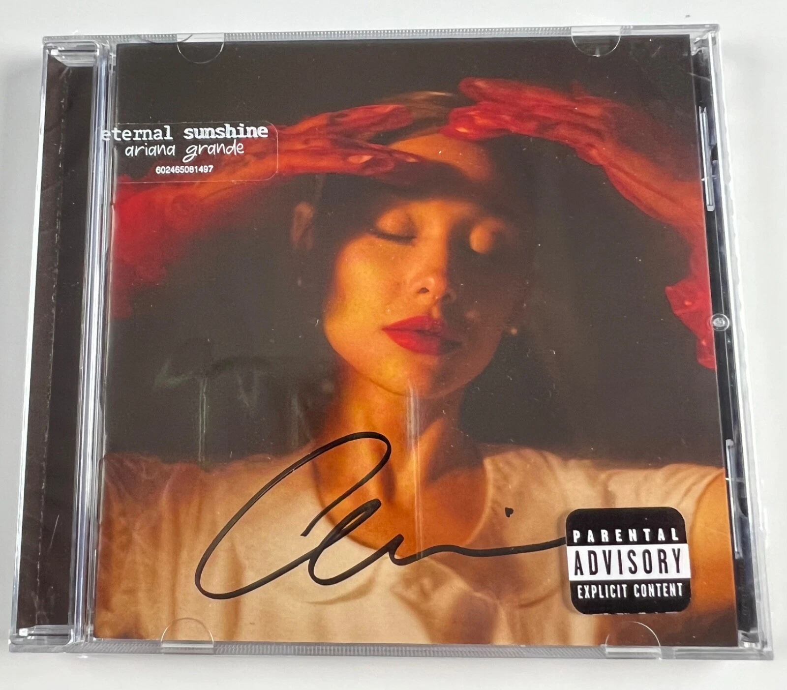 Arianna Grande Signed Autograph Eternal Sunshine CD Booklet Still ...