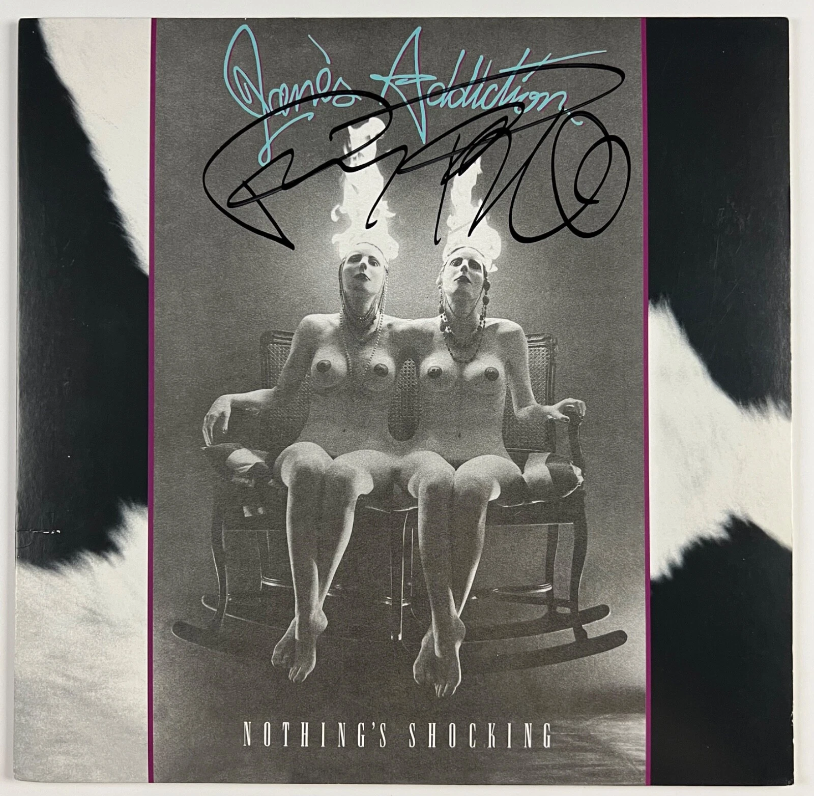 Jane's Addiction Perry Farrell ACOA Signed Autograph Record Vinyl Album ...