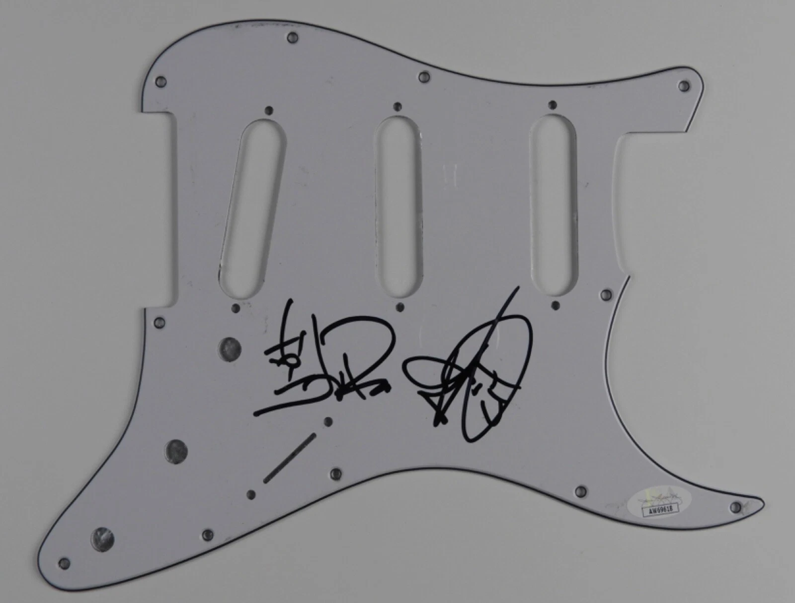 Lit Autograph Signed Fender Strat Guard JSA Guitar A Jay Popoff Jeremy ...