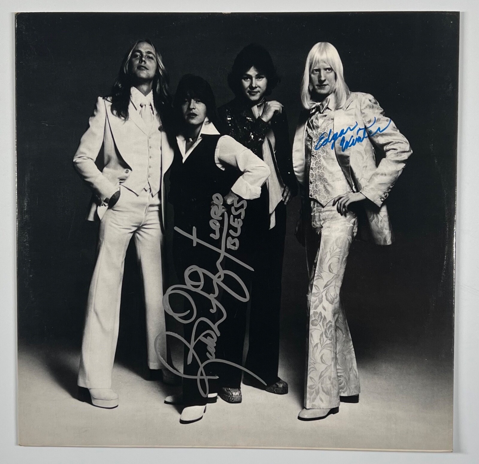 Edgar Winter & Rick Derringer JSA Signed Autograph Album Record ...