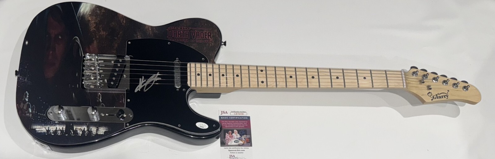 HAYDEN CHRISTENSEN SIGNED CUSTOM STAR WARS ELECTRIC GUITAR DARTH VADER ...